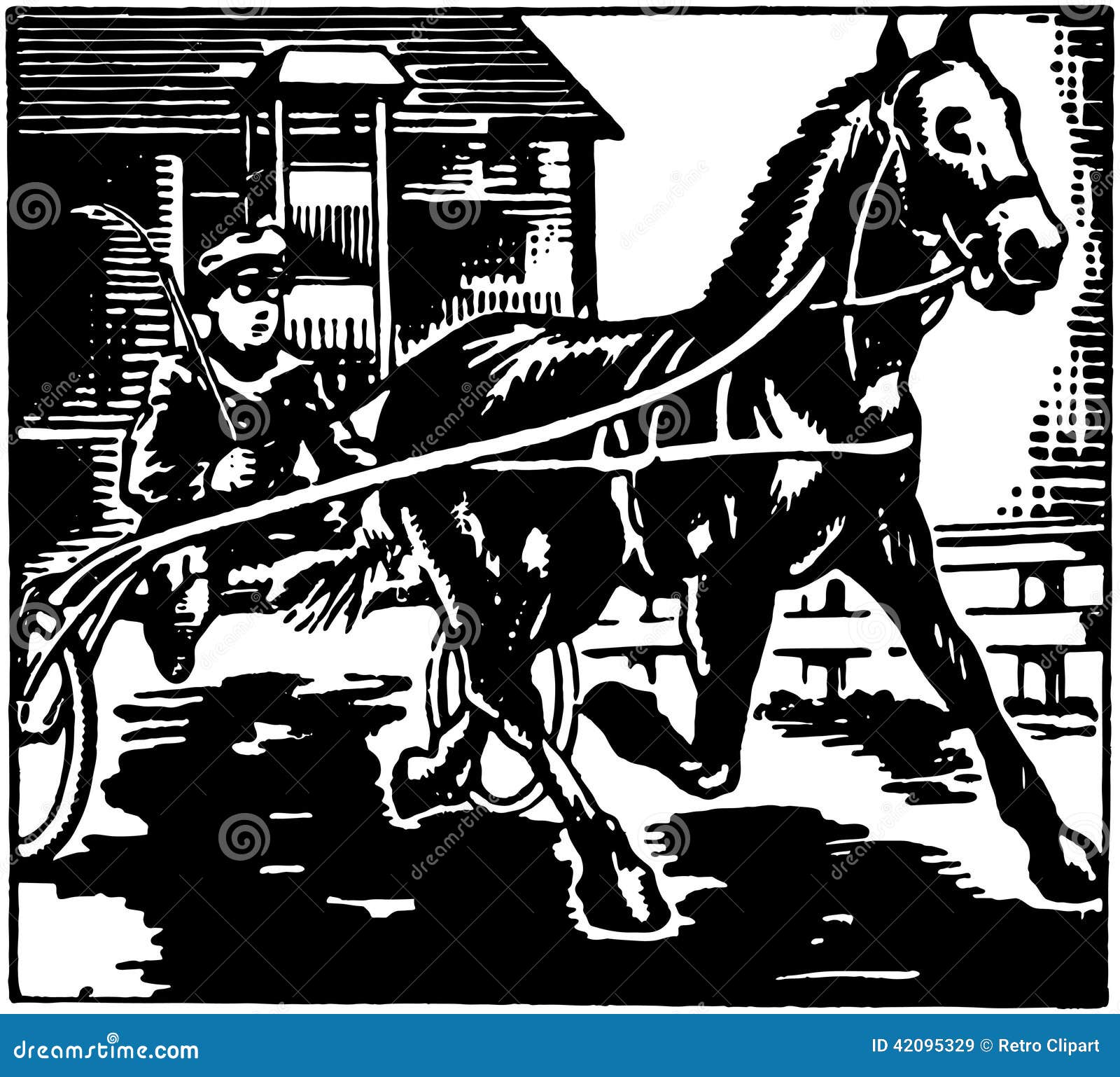 Sulky Racing stock vector. Illustration of tracks, rides - 42095329