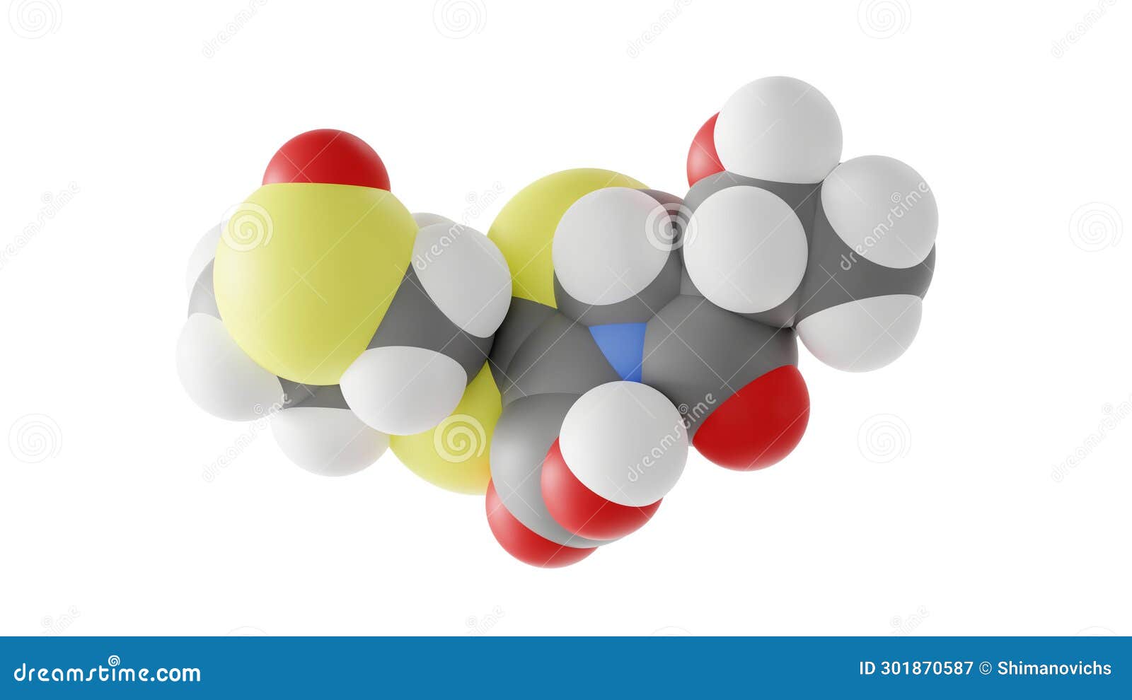 Sulopenem Molecule, Antibiotic, Molecular Structure, Isolated 3d Model ...