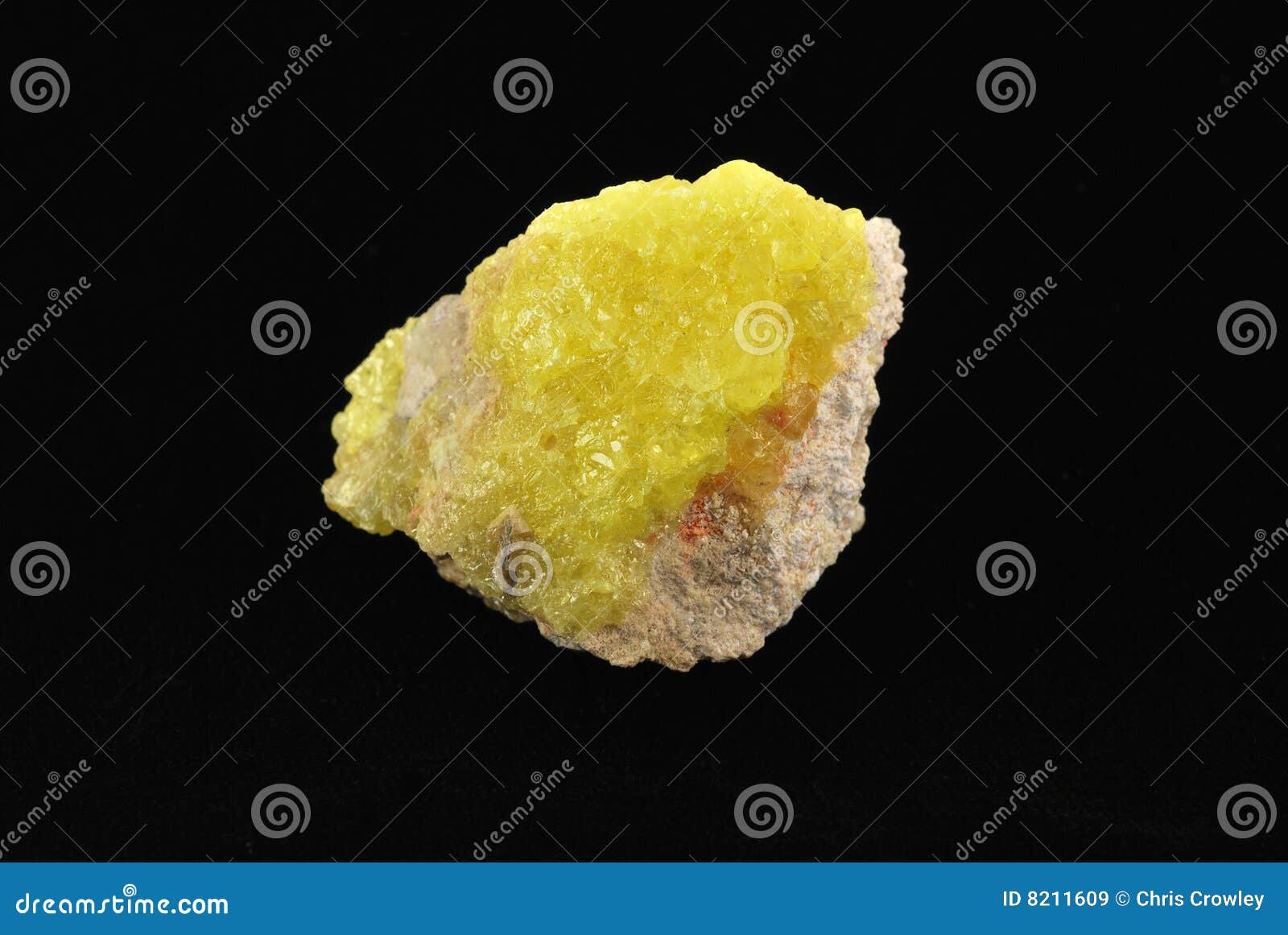 Sulphur Mineral Sample - Isolated Stock Image - Image of chemical ...