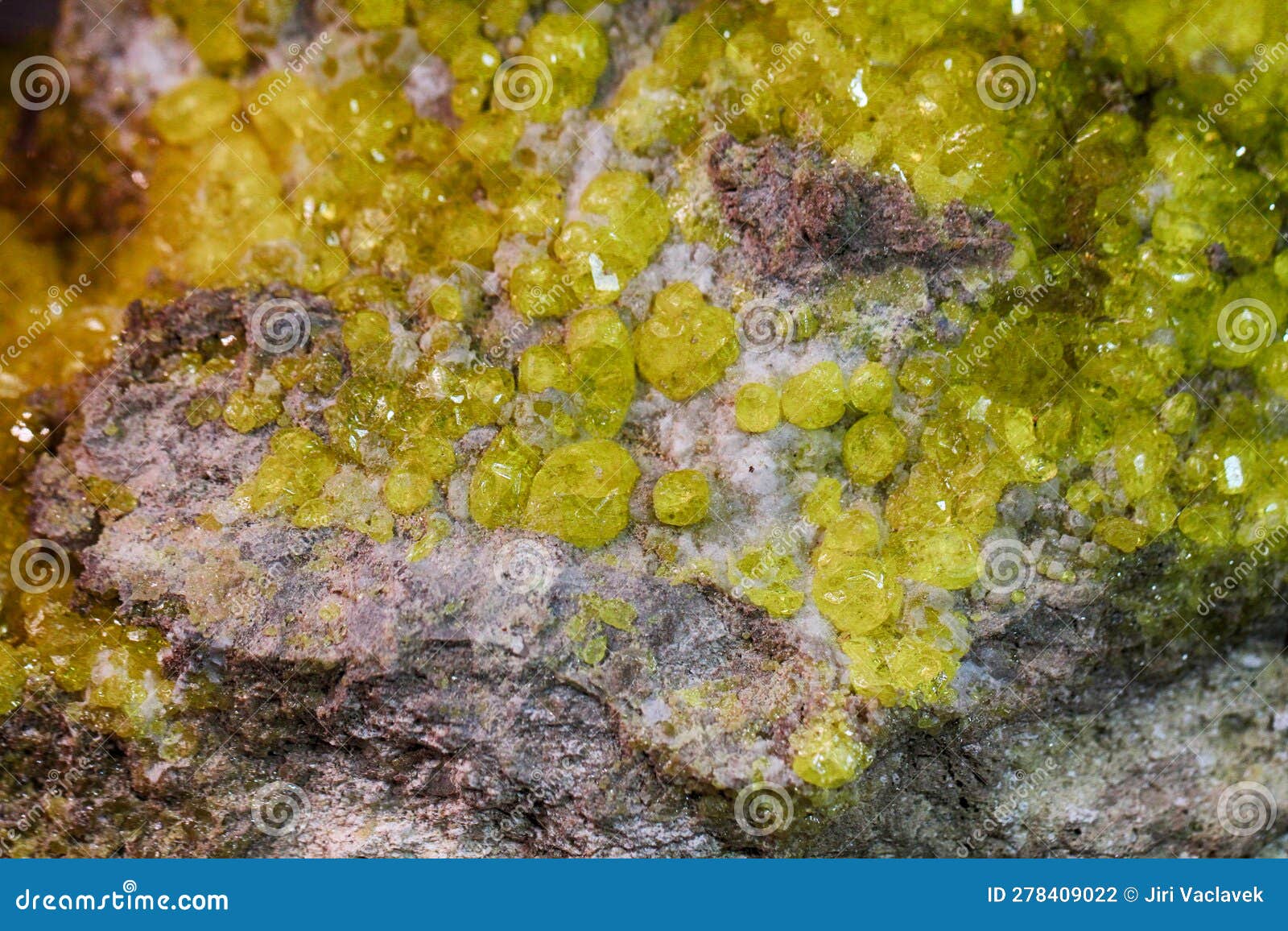 Sulphur mineral texture stock photo. Image of surface - 278409022