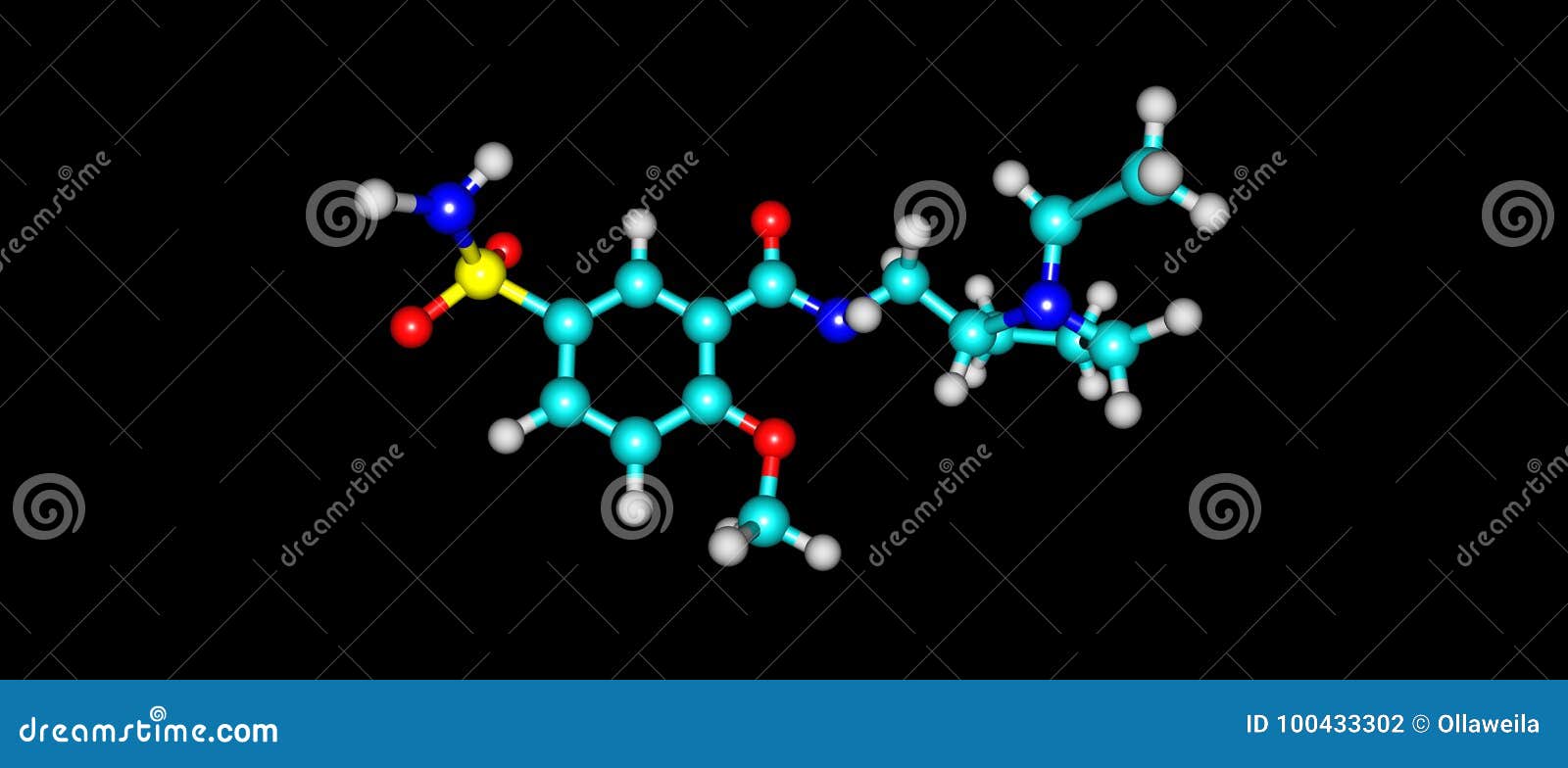 Sulpiride Antipsychotic Neuroleptic Drug Molecule. Skeletal Formula ... Sulpiride Antipsychotic Neuroleptic Drug Molecule. Skeletal Formula ...