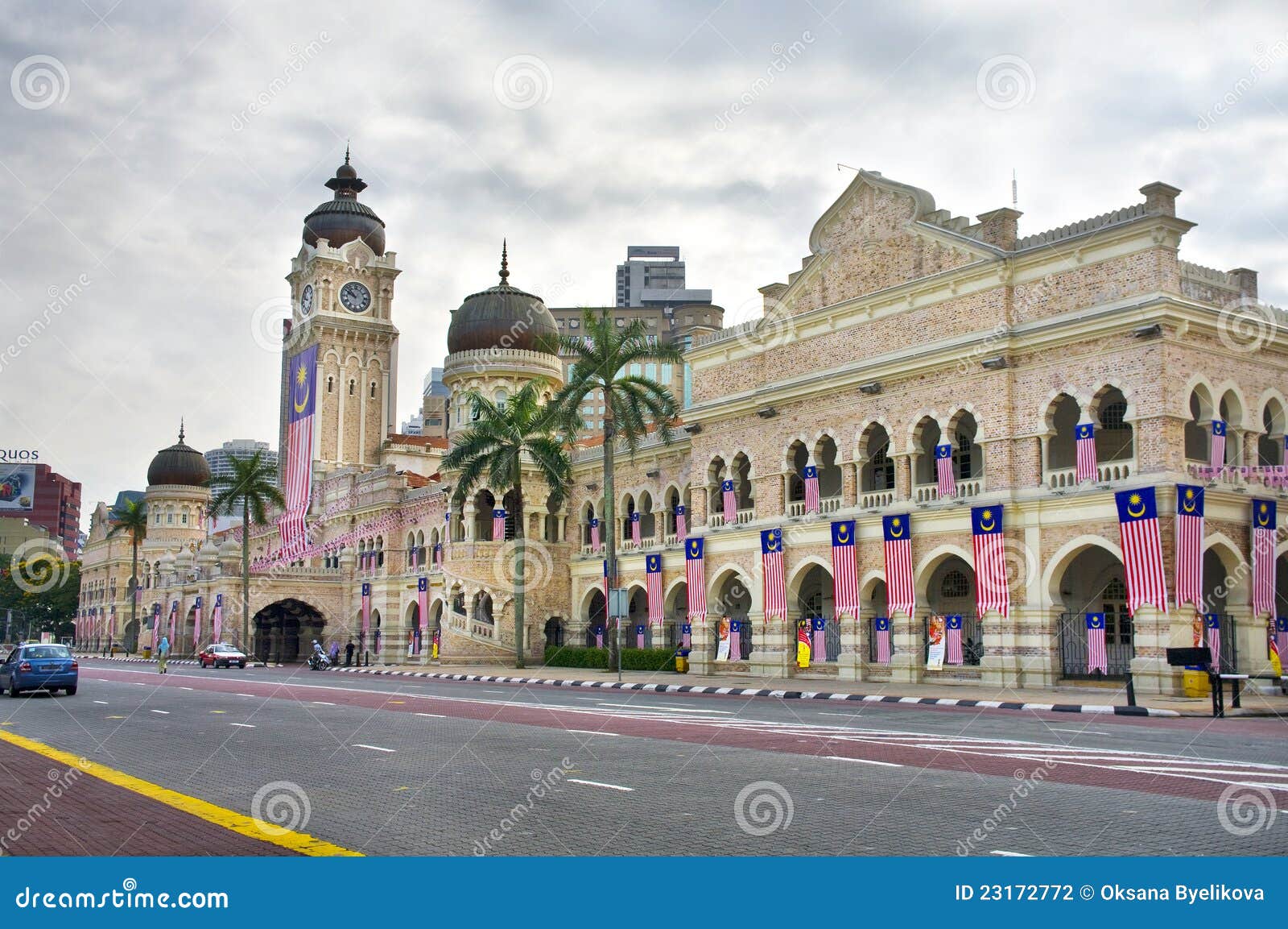 Sultan Abdul Samad Building. Editorial Photography - Image of clock ...