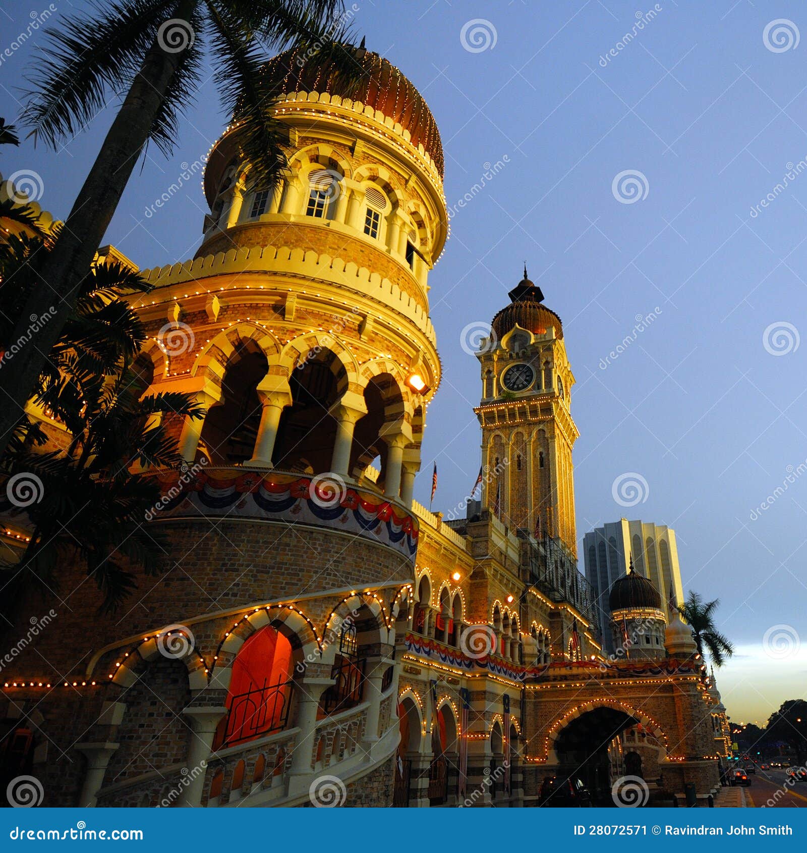 Sultan Abdul Samad Building Redactionele Foto - Image of historisch ...