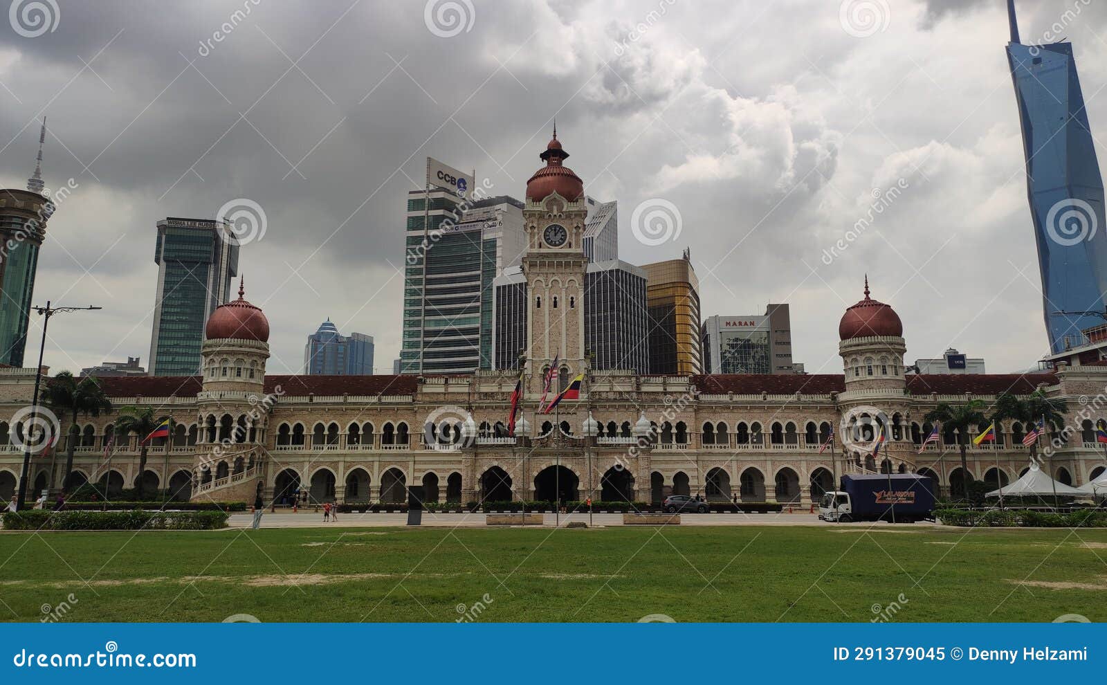 Sultan Abdul Samad Building in Dataran Merdeka Malaysia Stock Image ...