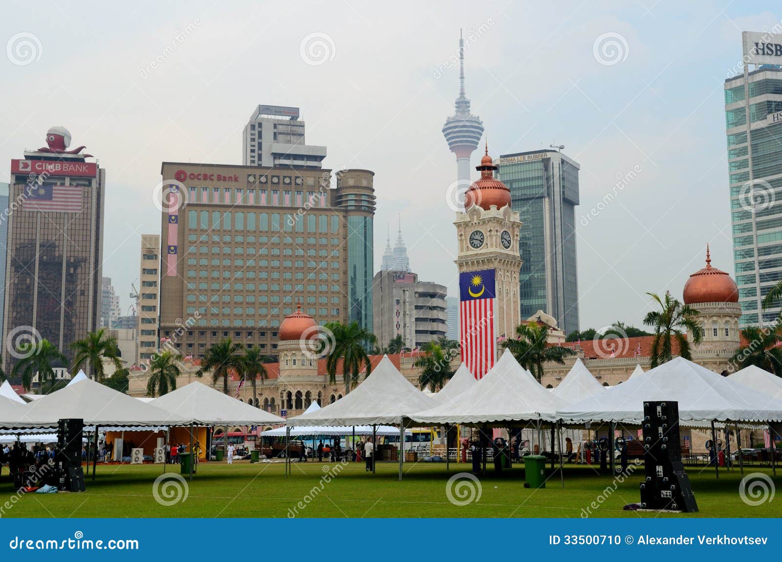 Sultan Abdul Samad palace editorial image. Image of merdeka - 33500710