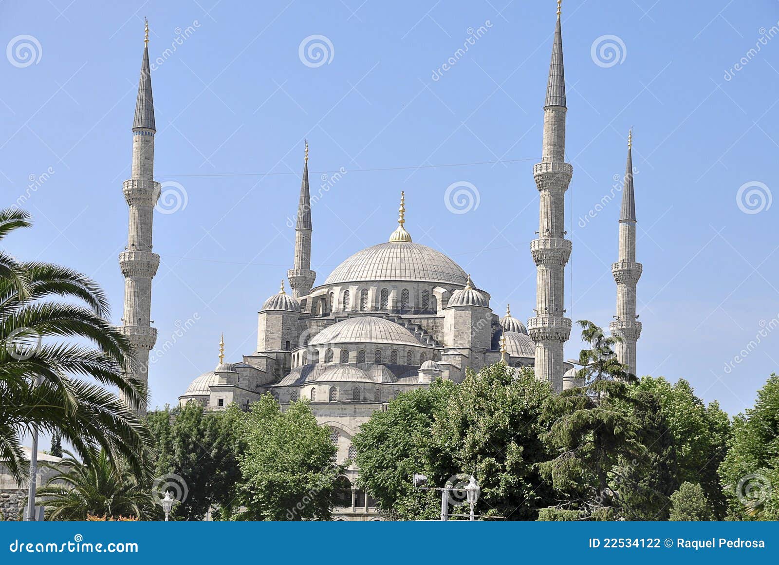 Sultan Ahmed Mosque stock photo. Image of mosque, turkey - 22534122