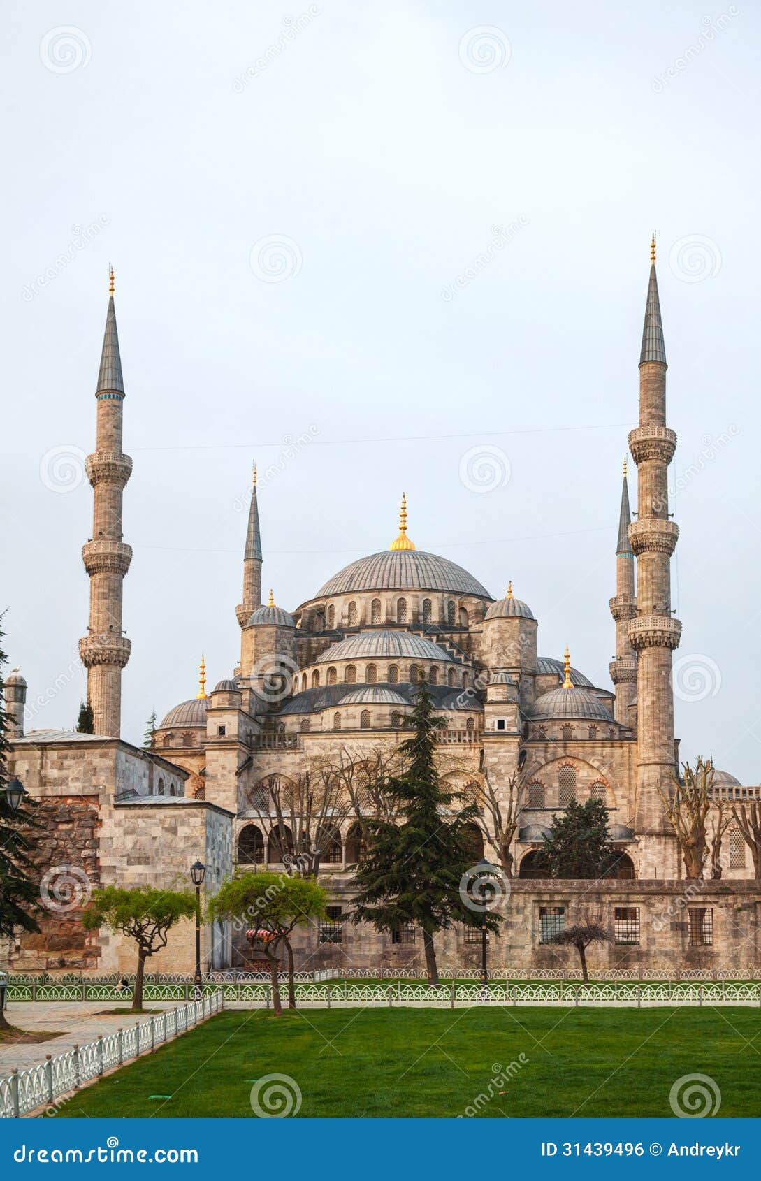 Sultan Ahmed Mosque (Blue Mosque) in Istanbul Stock Photo - Image of ...