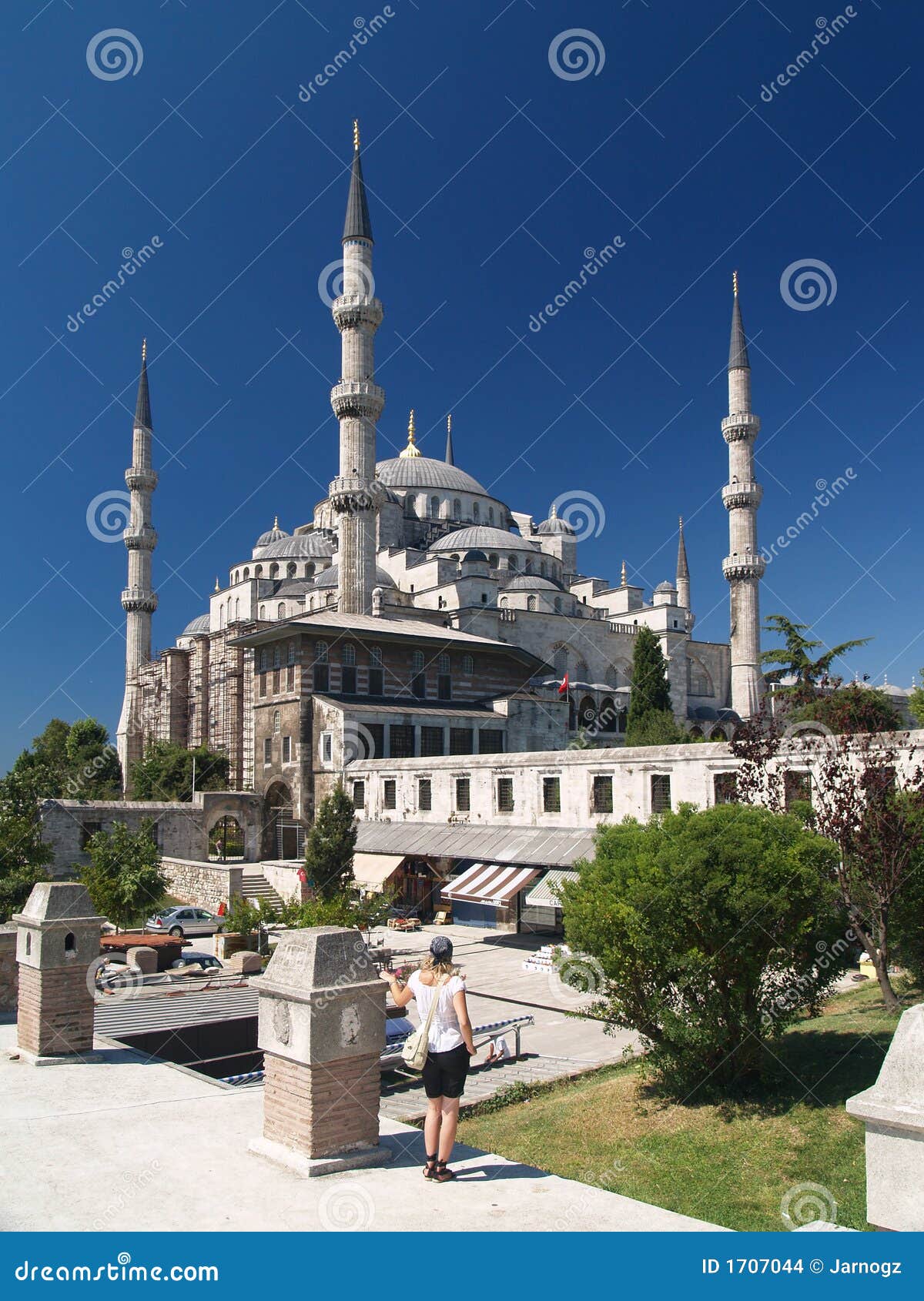 Sultan Ahmet Camii. Most Famous As Blue Mosque Stock Photo - Image of ...