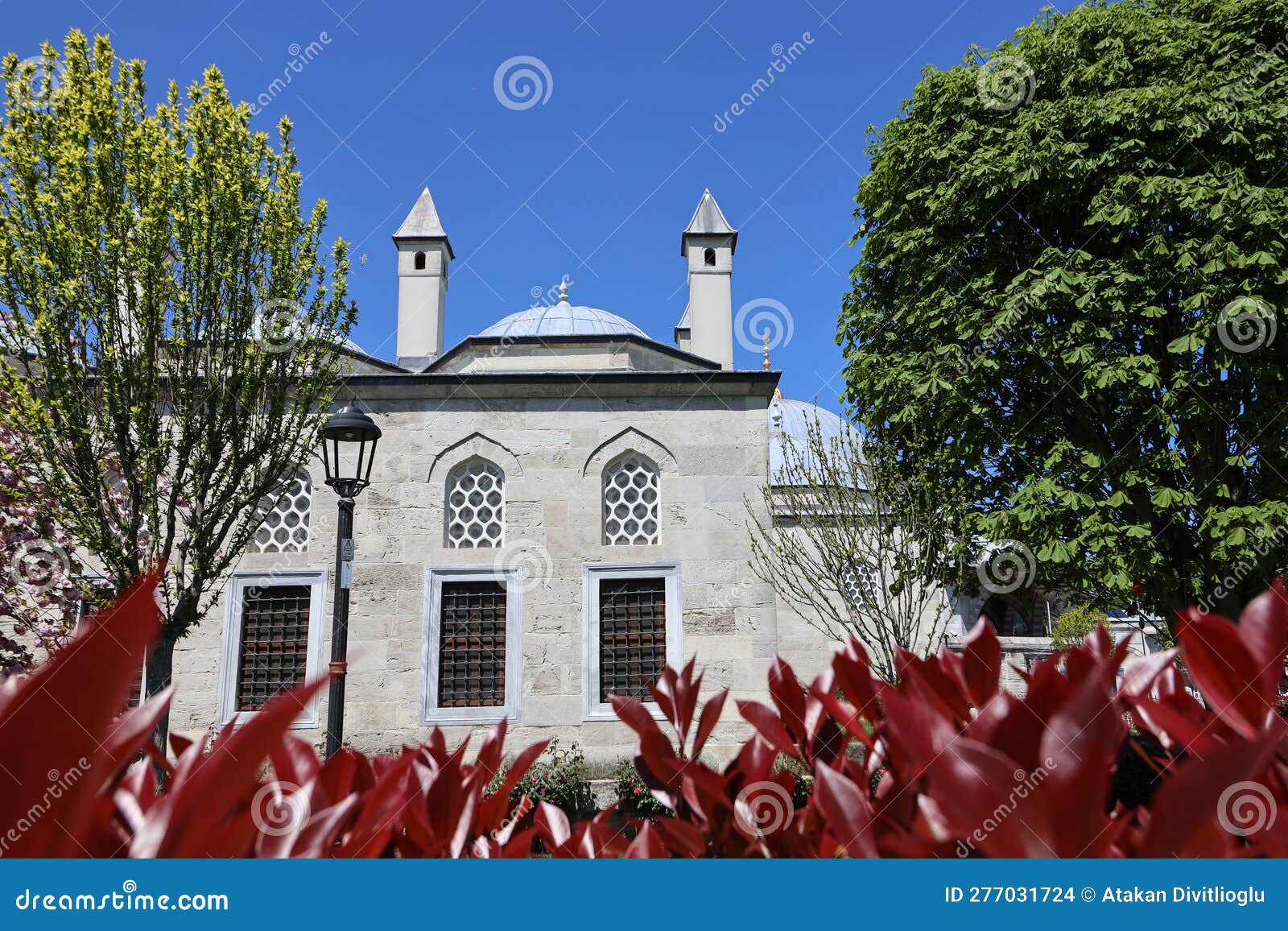 Sultan Ahmet Tomb in Sultan Ahmet Square Stock Photo - Image of ...