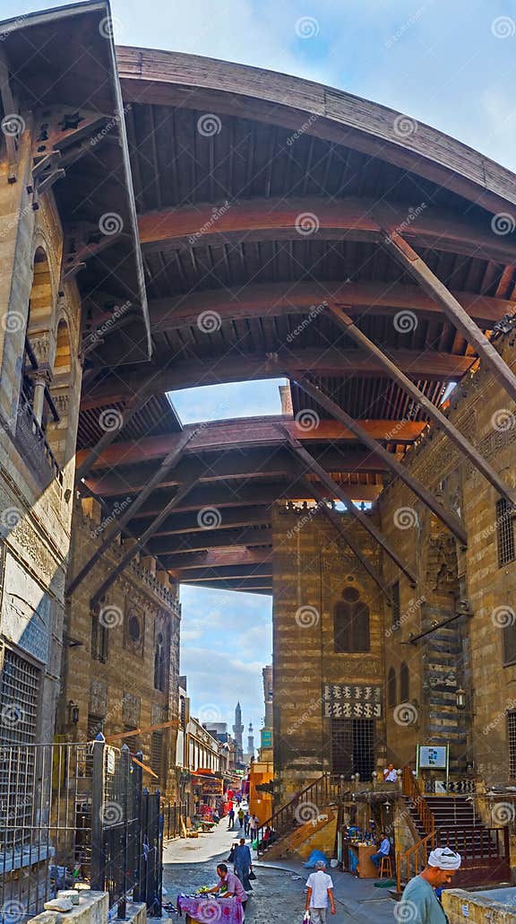 Sultan Al-Ghuri Complex fotografía editorial. Imagen de edificio - 66538992