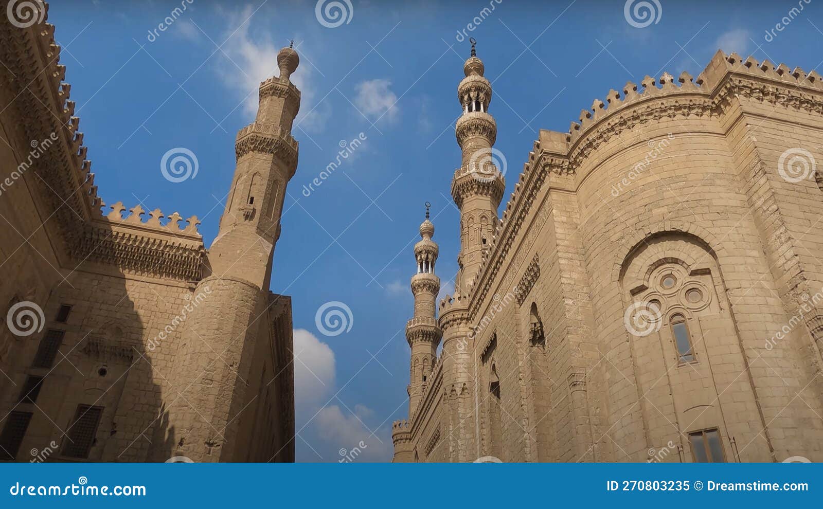 Sultan Hassan Al Rifai Mosques Cairo Egypt Stock Image - Image of ...