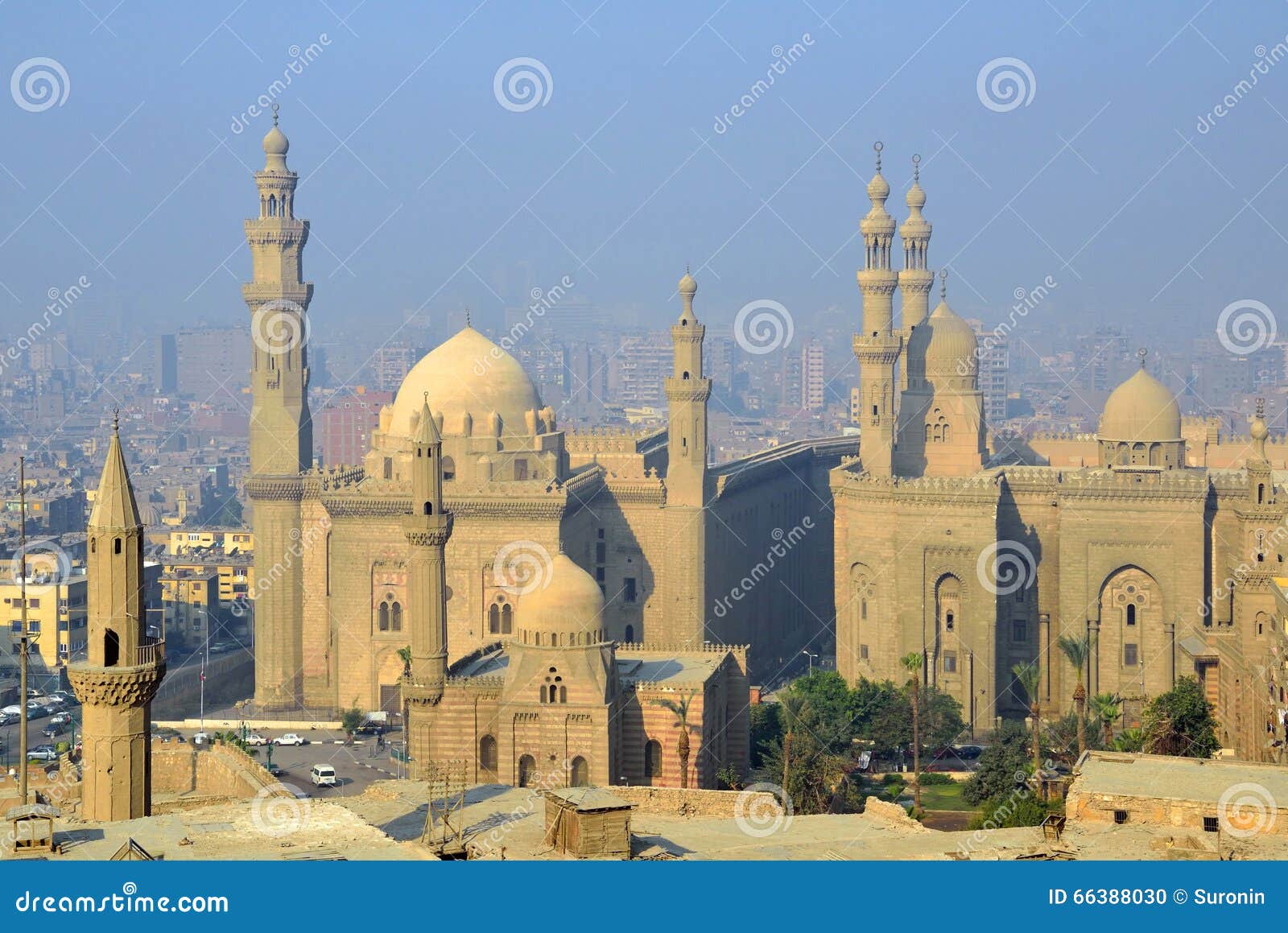 Sultan Hassan and Rifai Mosques Stock Photo - Image of egypt, building ...