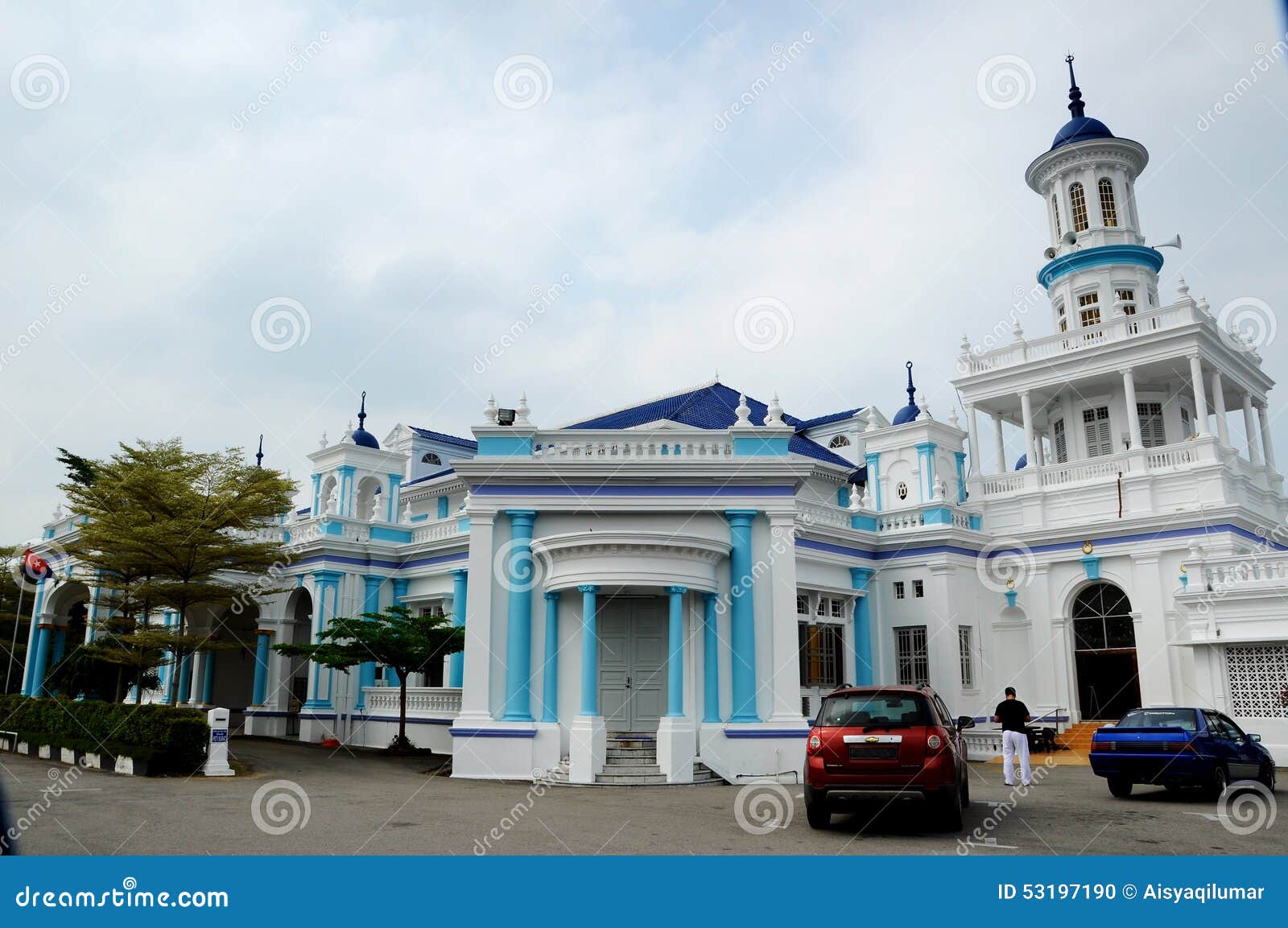 Sultan Ibrahim Jamek Mosque En Muar, Johor Imagen editorial - Imagen de ...