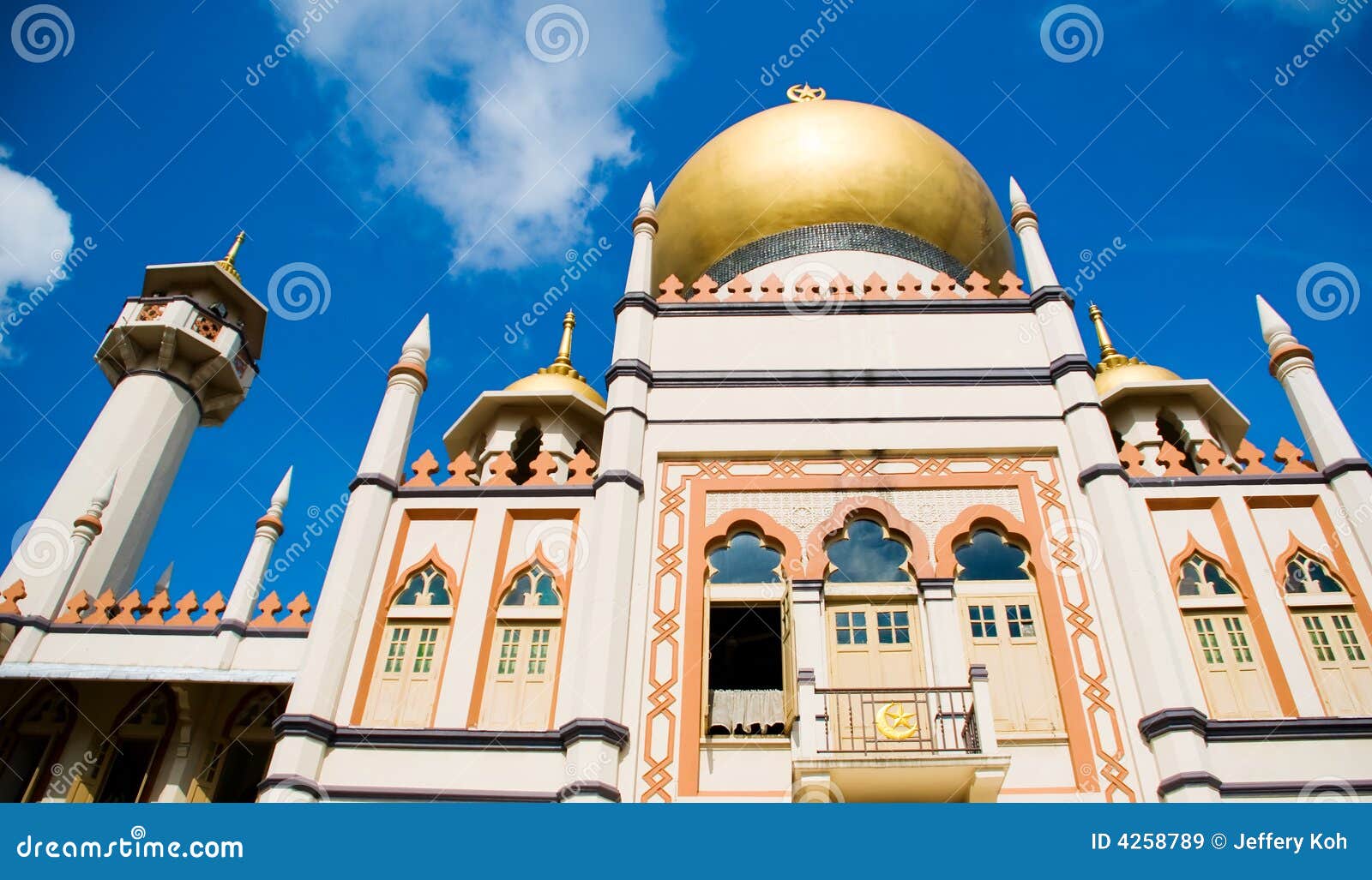 Sultan Mosque stock image. Image of sultan, spirituality - 4258789