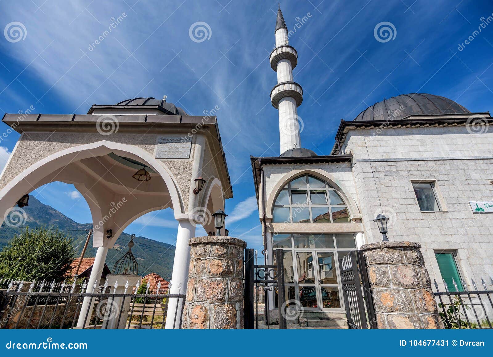 Sultan Mosque in Plav Town, Montenegro Stock Image - Image of plav ...