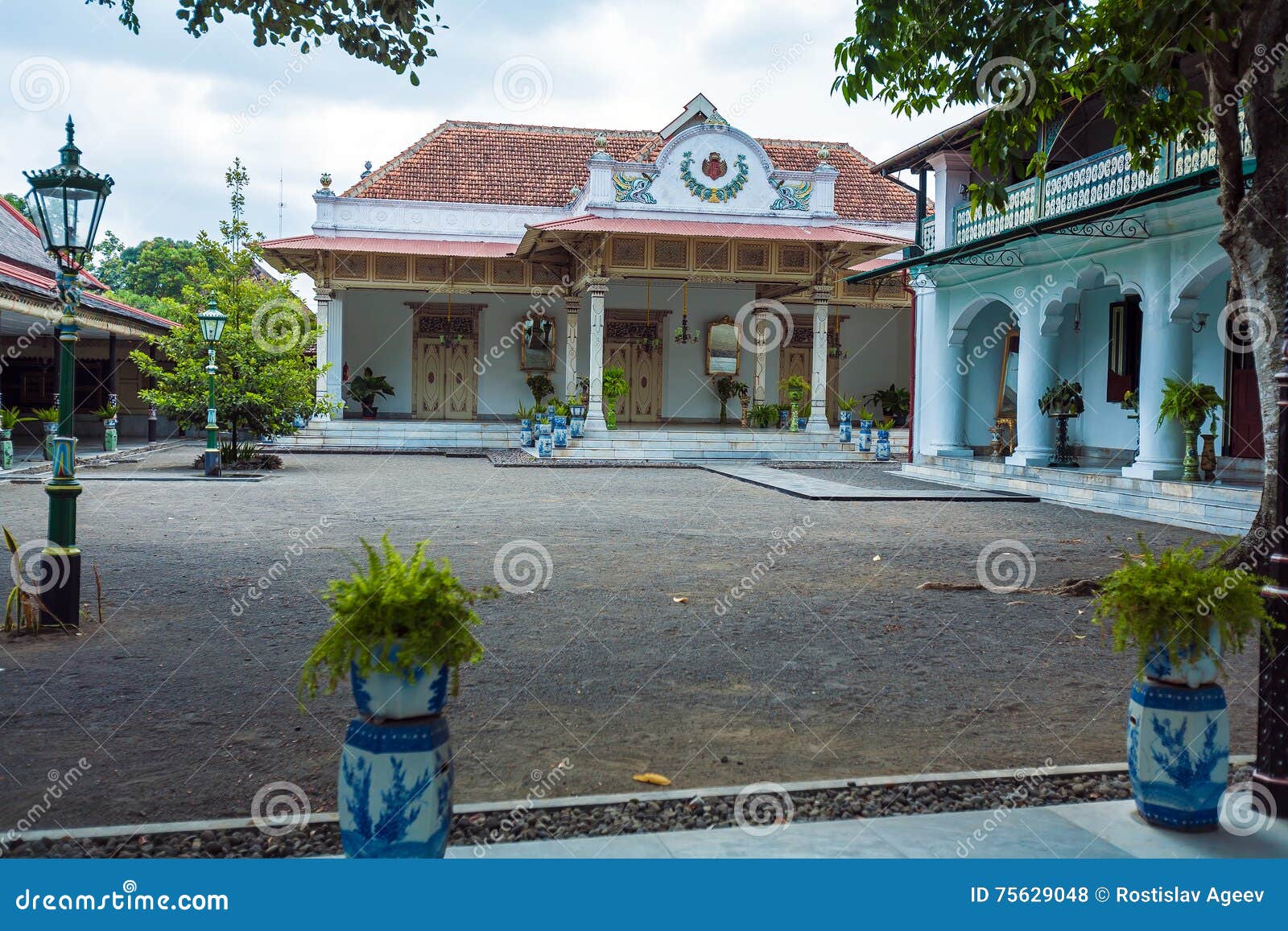 Sultan Palace, Yogyakarta, Java Stock Photo - Image of palace, sultan ...