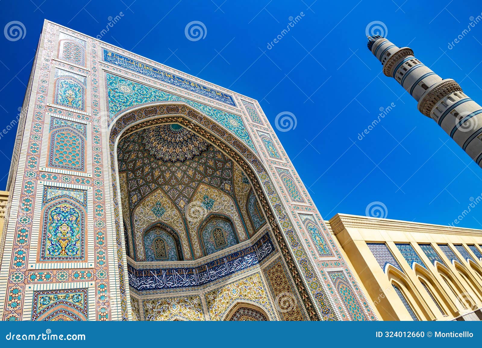 Sultan Qaboos Grand Mosque in Sohar, Oman Stock Photo - Image of sohar ...