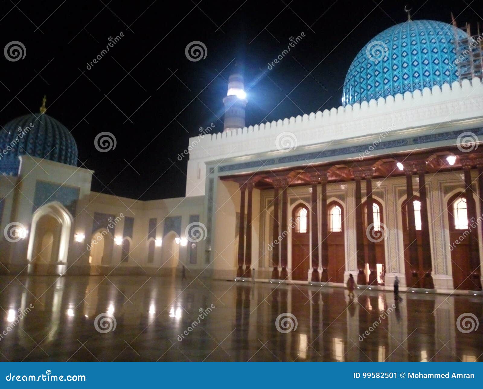 Sultan Qaboos Mosque Sohar stock image. Image of shoar - 99582501