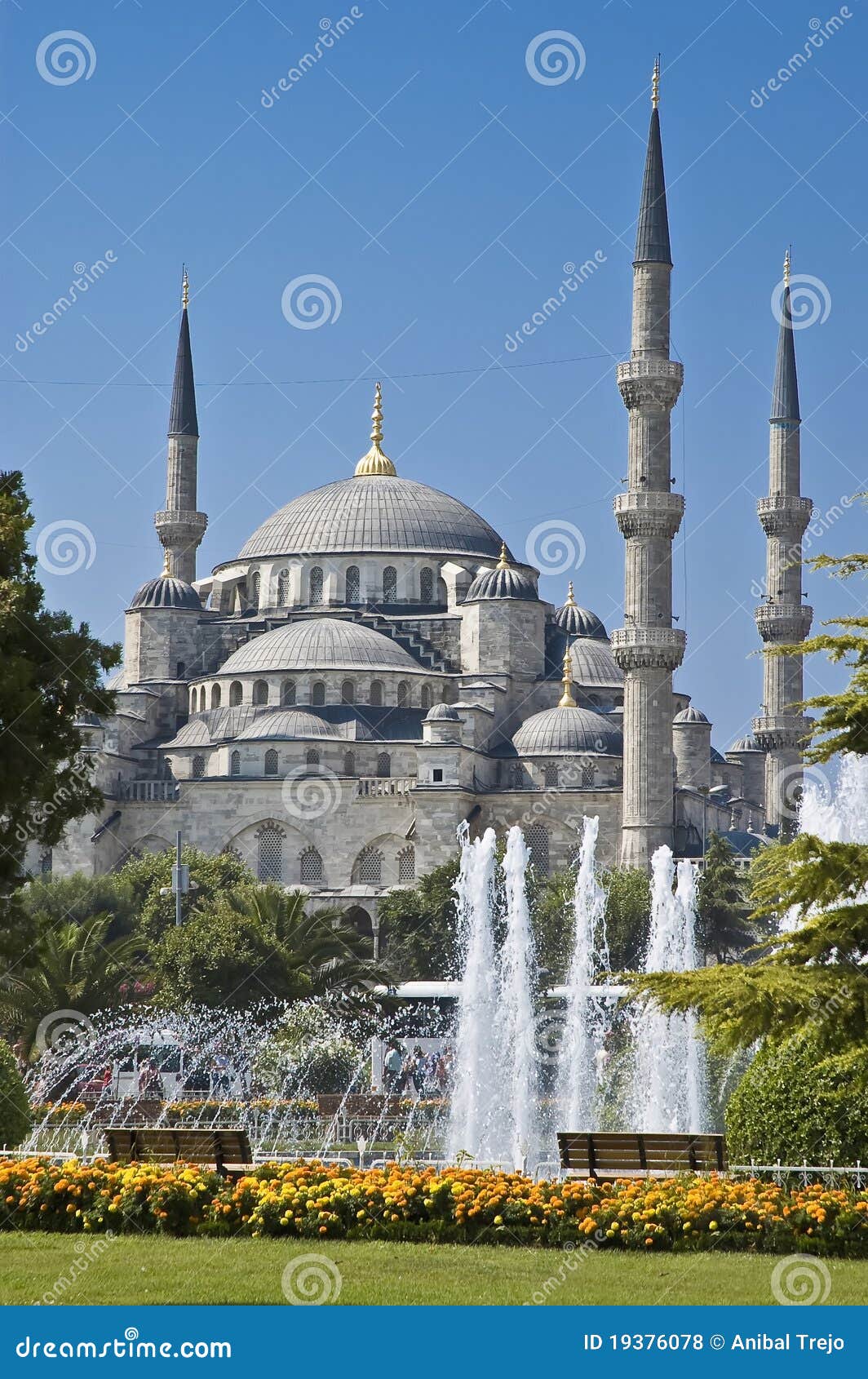 Sultanahmet Mosque Or The Blue Mosque In Istanbul, One Of The Most ...