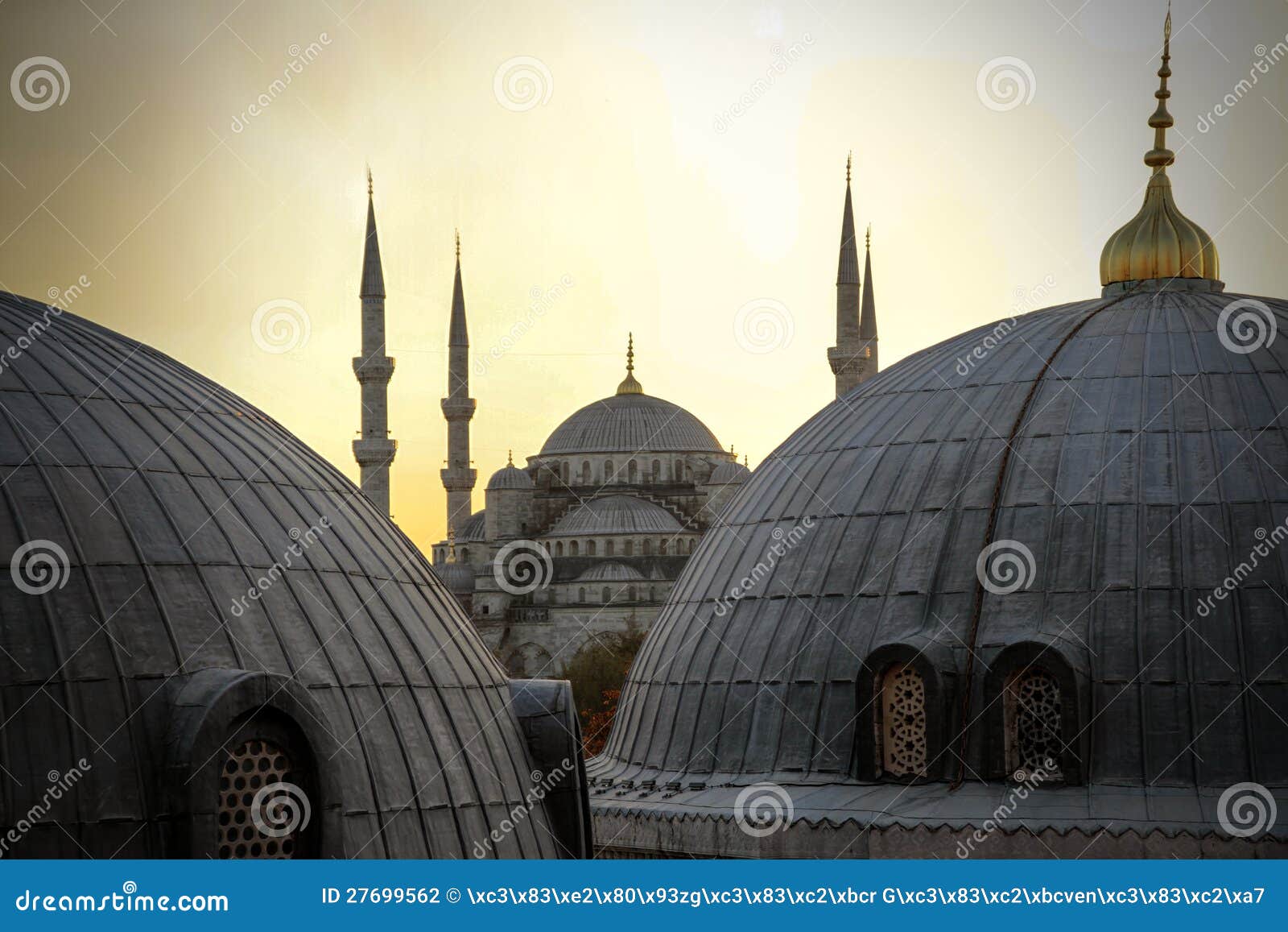 Sultanahmet Mosque Or The Blue Mosque In Istanbul, One Of The Most ...