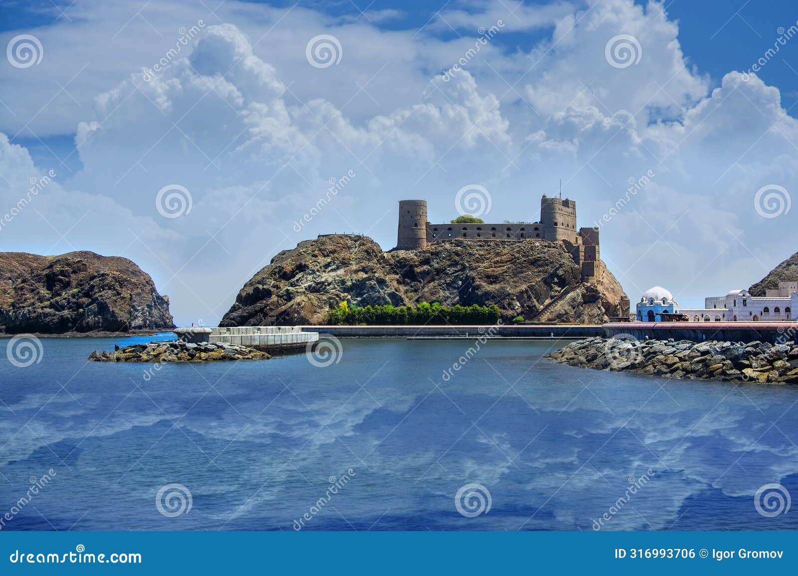 Sultanate of Oman.Mutra Old Muscat Stock Photo - Image of fell ...