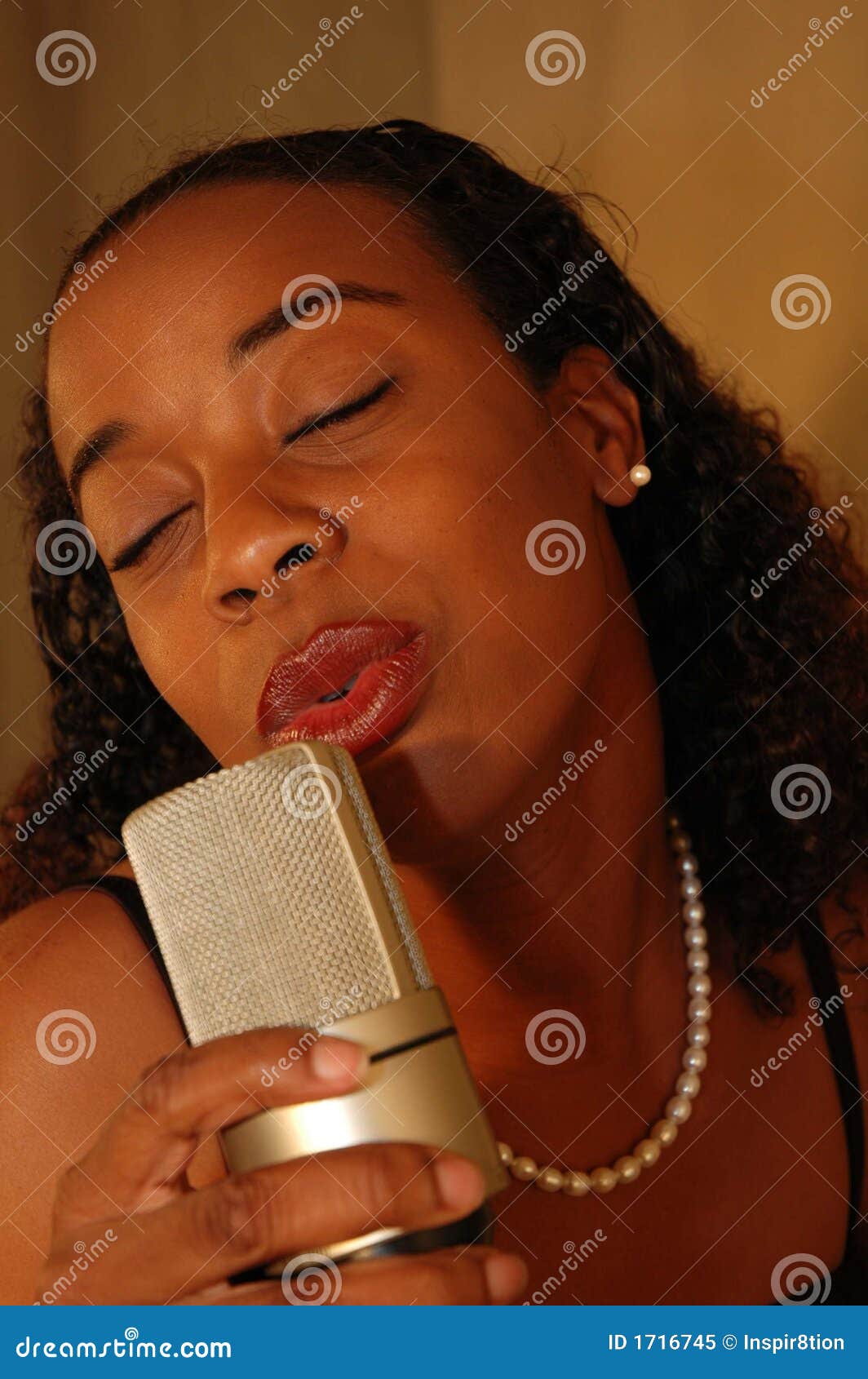 Sultry singer stock image. Image of vocalist, song, sing - 1716745