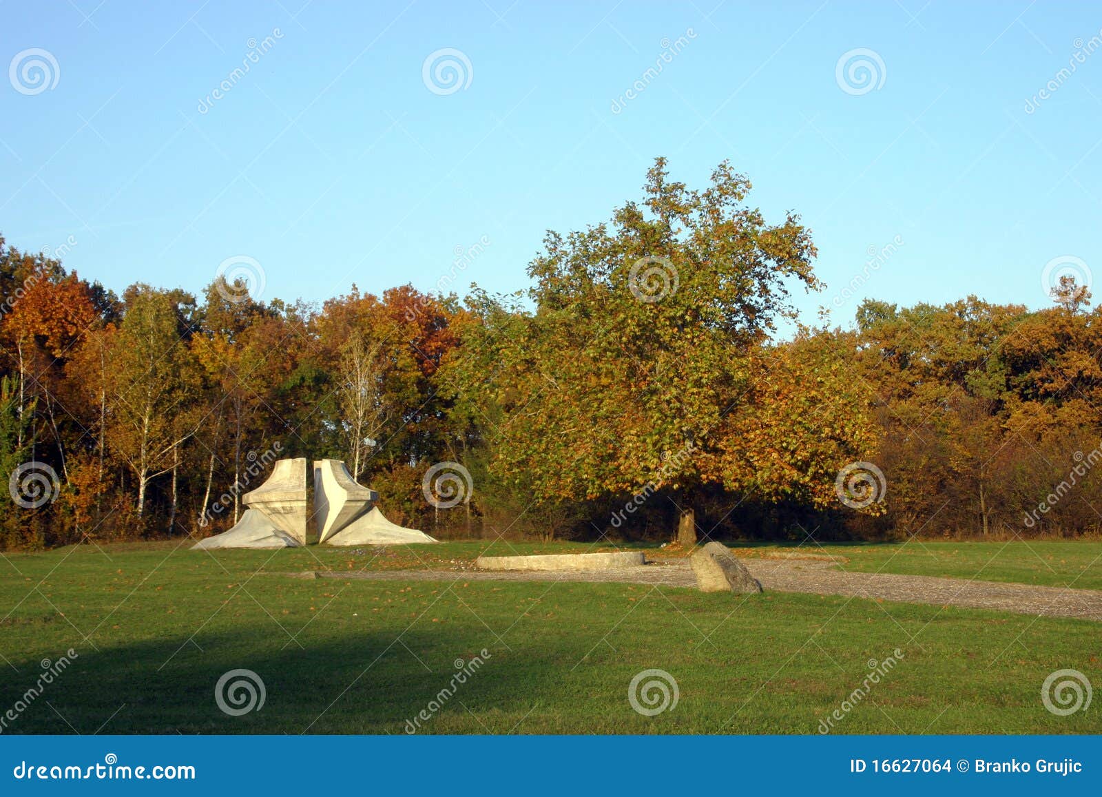 Sumarice memorial park stock photo. Image of fresh, tree - 16627064