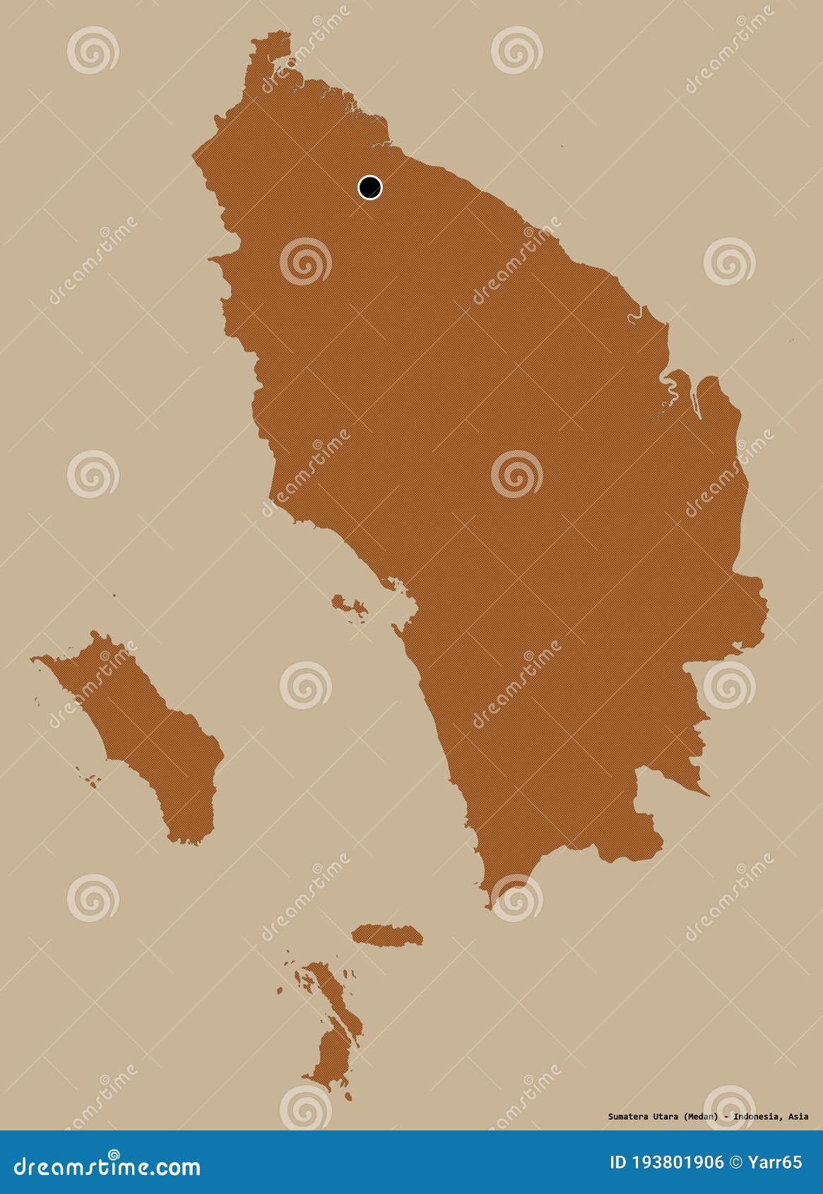 Sumatera Utara, Province of Indonesia, on Solid. Pattern Stock ...