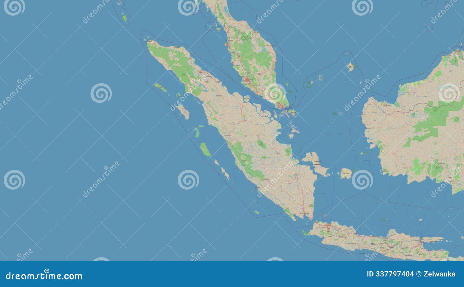 Sumatra Island From Space Stock Image | CartoonDealer.com #270910159