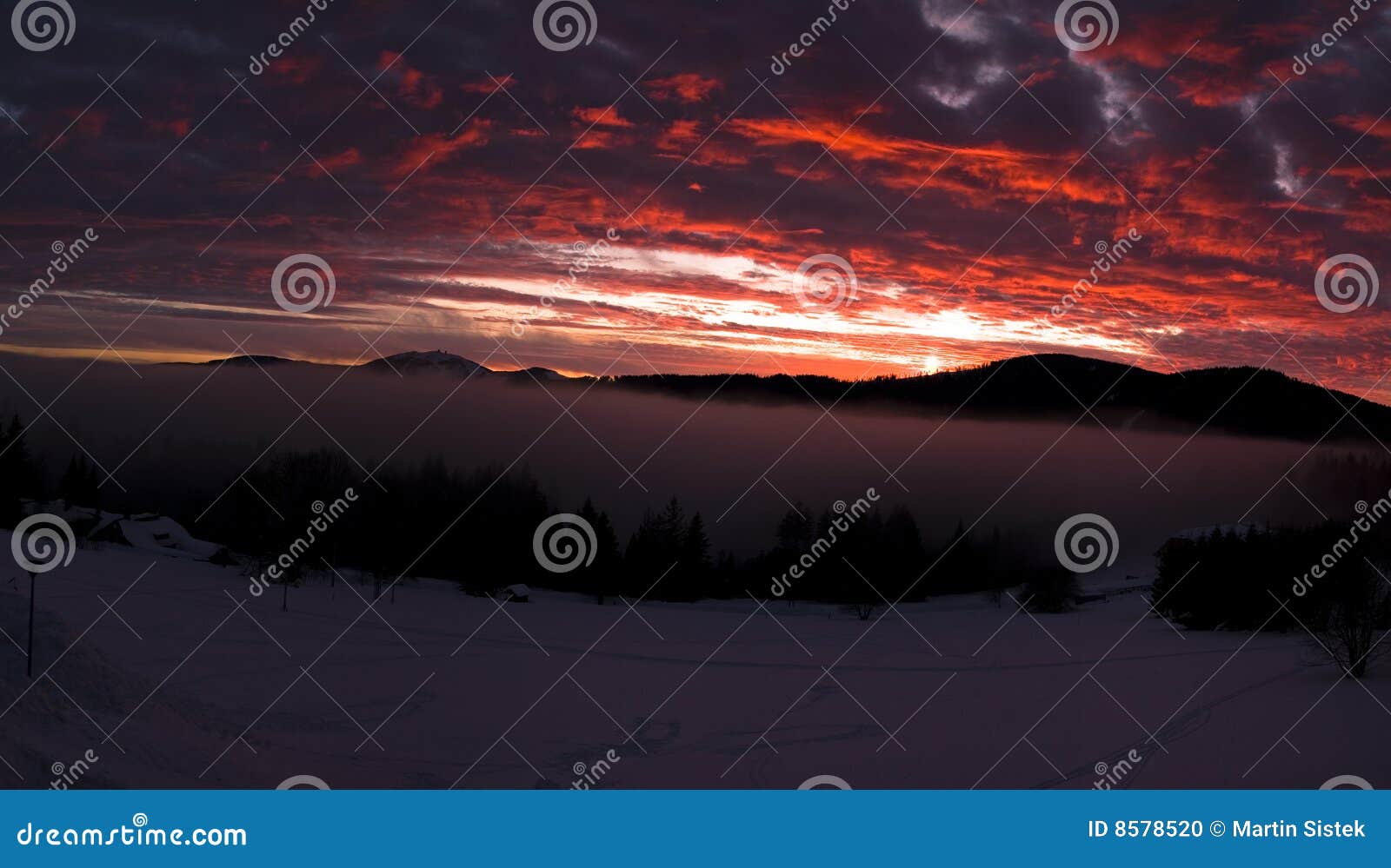 Sumava mountains stock photo. Image of beautiful, freeze - 8578520