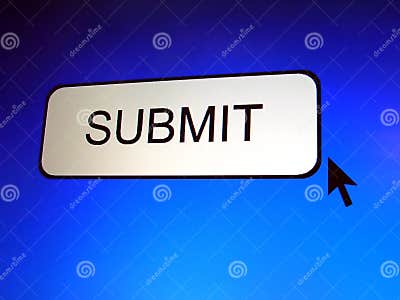 Sumbit Button stock illustration. Illustration of ecommerce - 295168