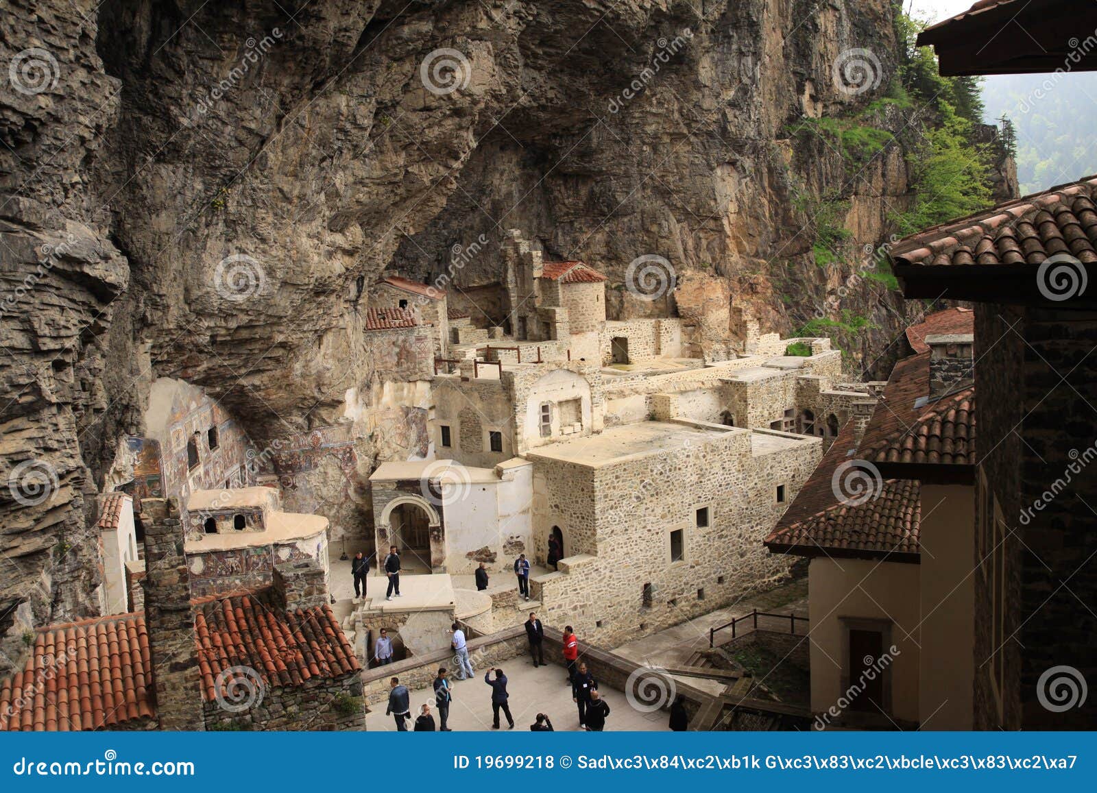 Sumela Monastery editorial stock photo. Image of trabzon - 19699218