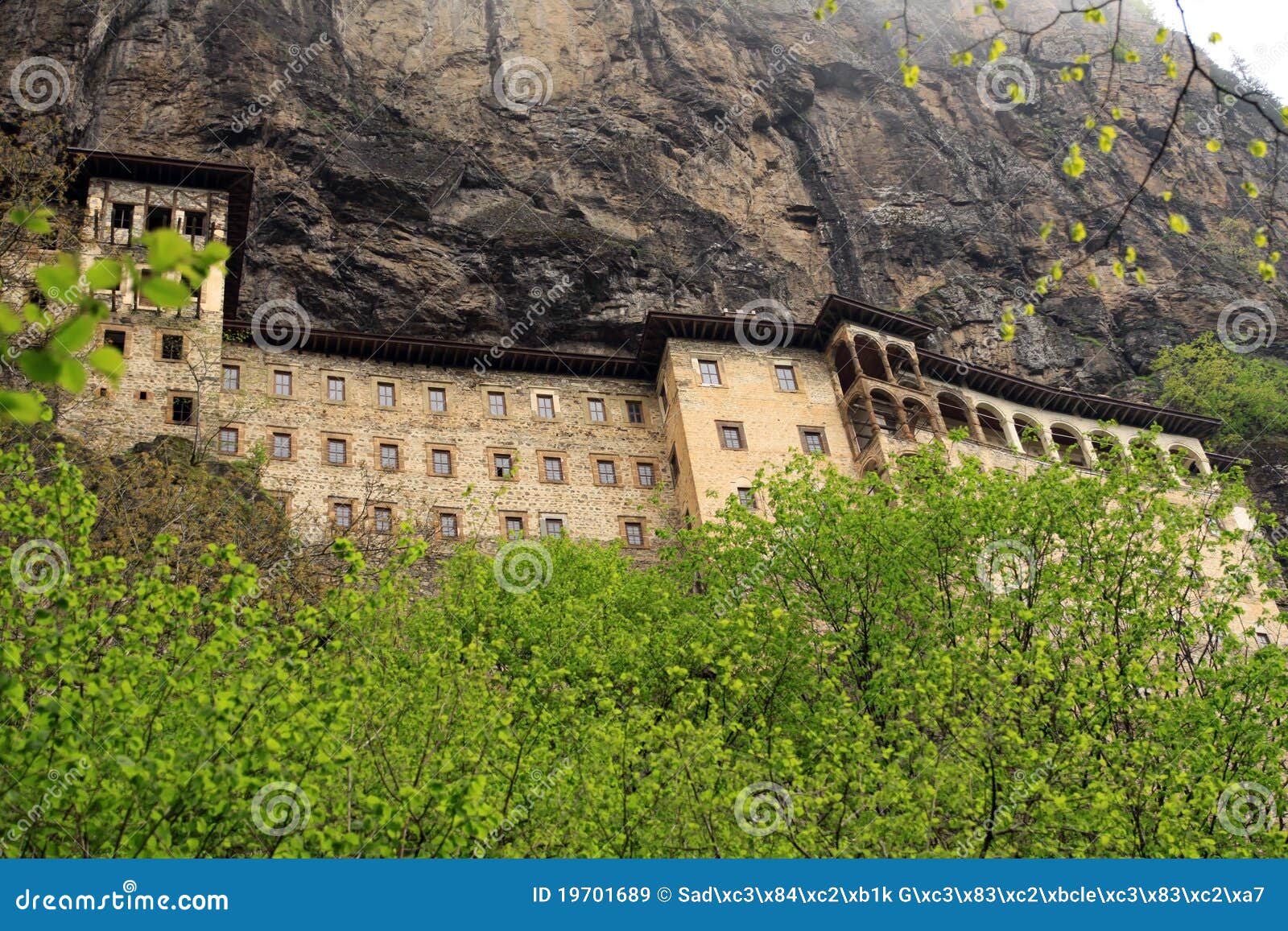 Sumela Monastery stock image. Image of christianity, architectural ...