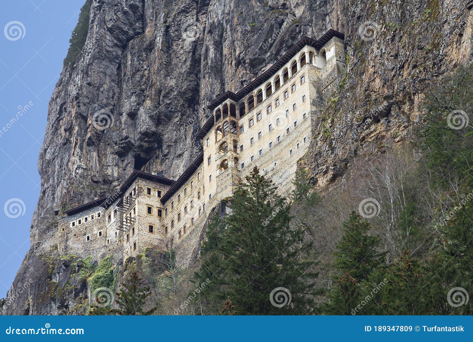 Sumela Monastery, Trabzon, Turkey Stock Image - Image of built ...
