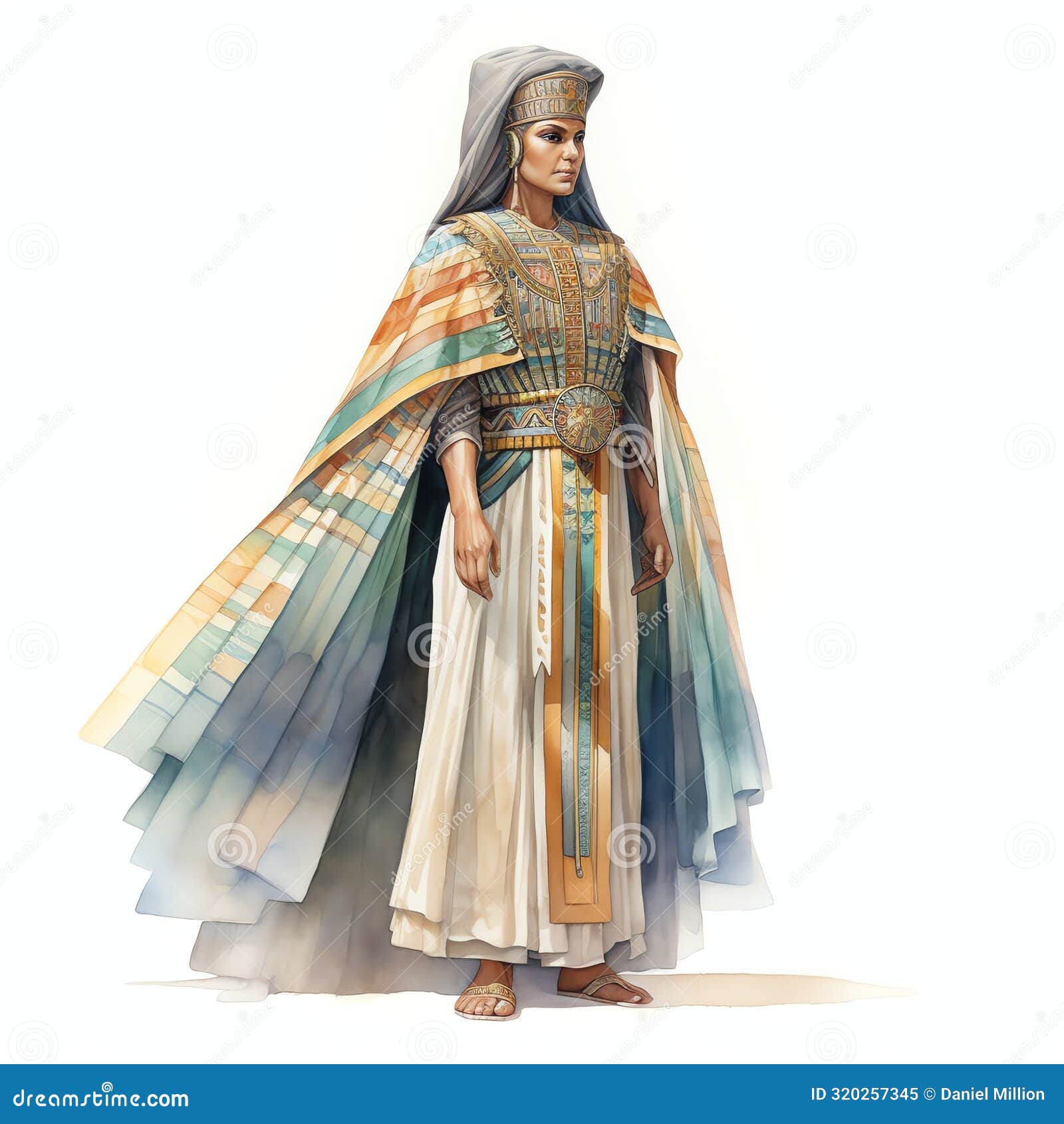 Sumerian Temple Complex with a Ziggurat at Its Center Illustration ...