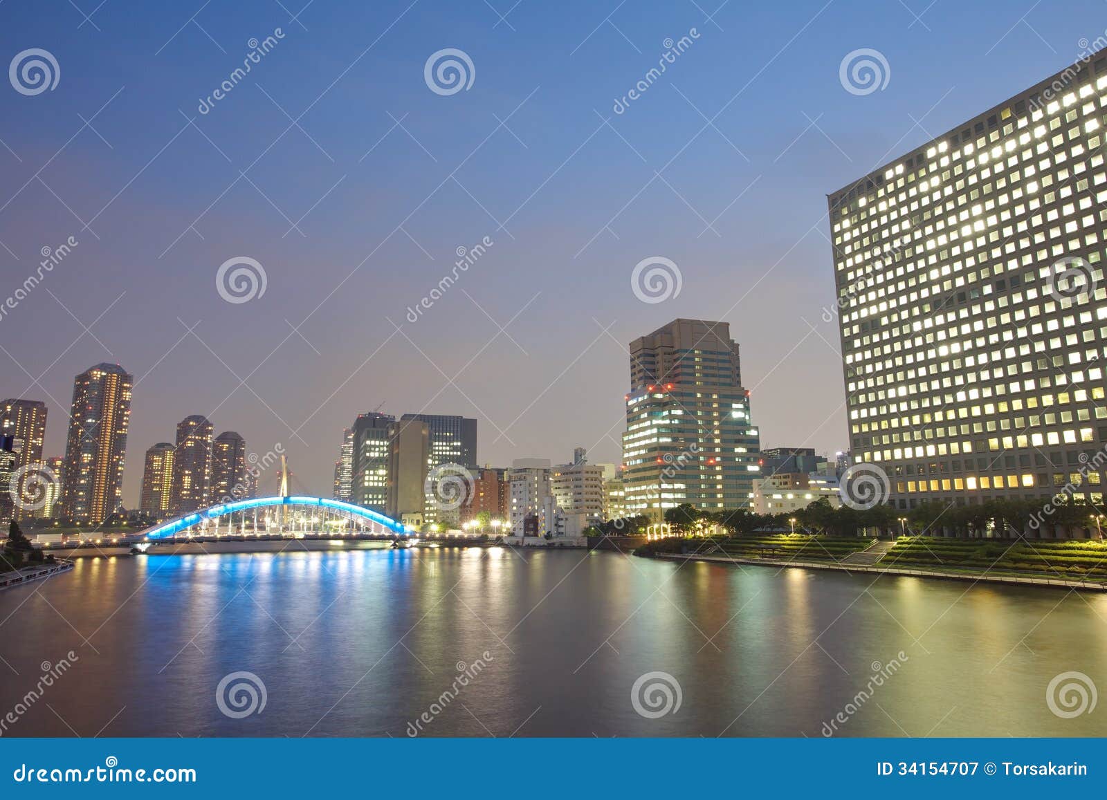 Sumida River in Central Tokyo ,Japan Stock Image - Image of design ...