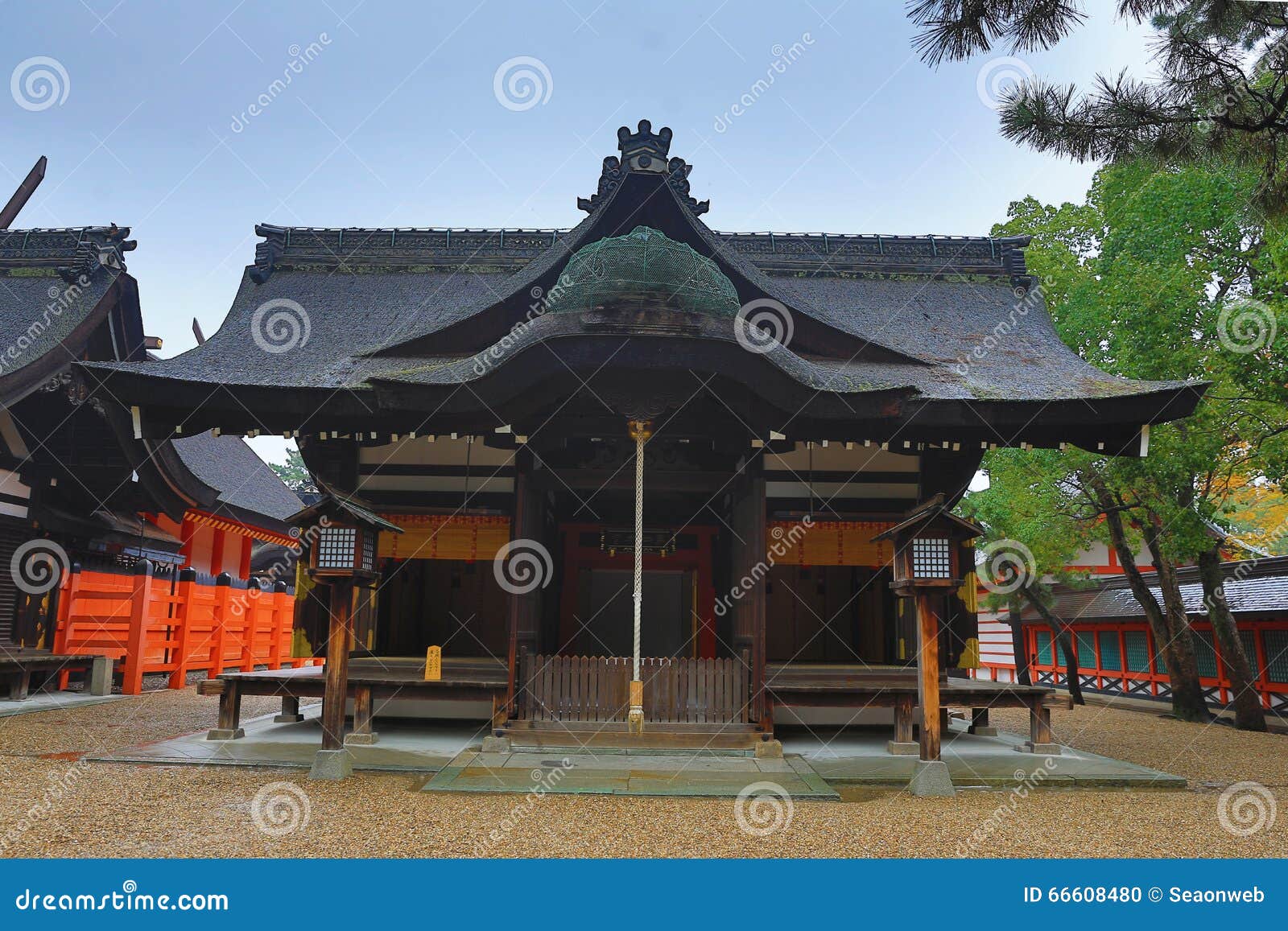 Sumiyoshi Taisha Shrine, Osaka, Japan Stock Photo - Image of region ...
