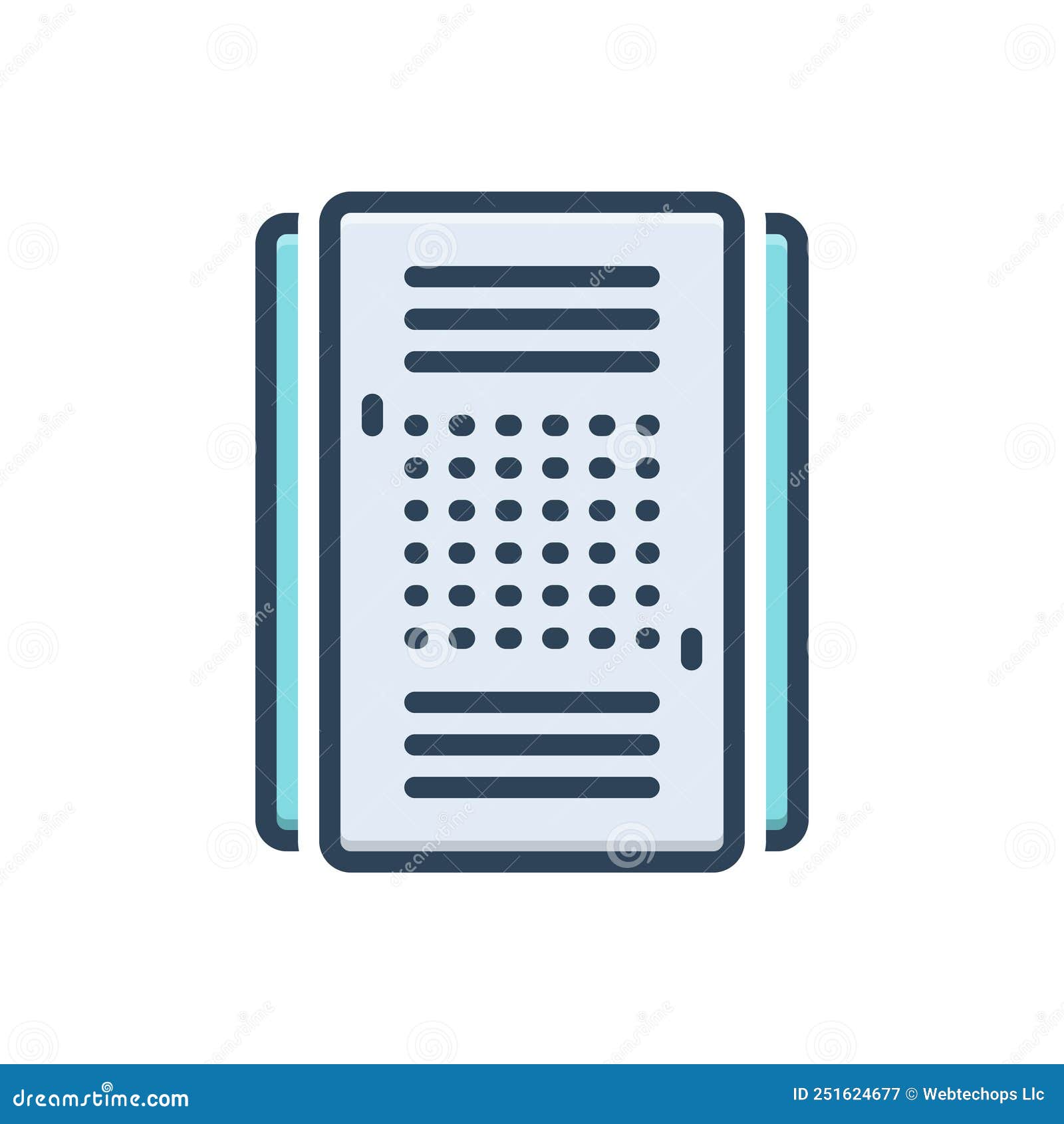 Color Illustration Icon for Summaries, Summary and Note Stock ...