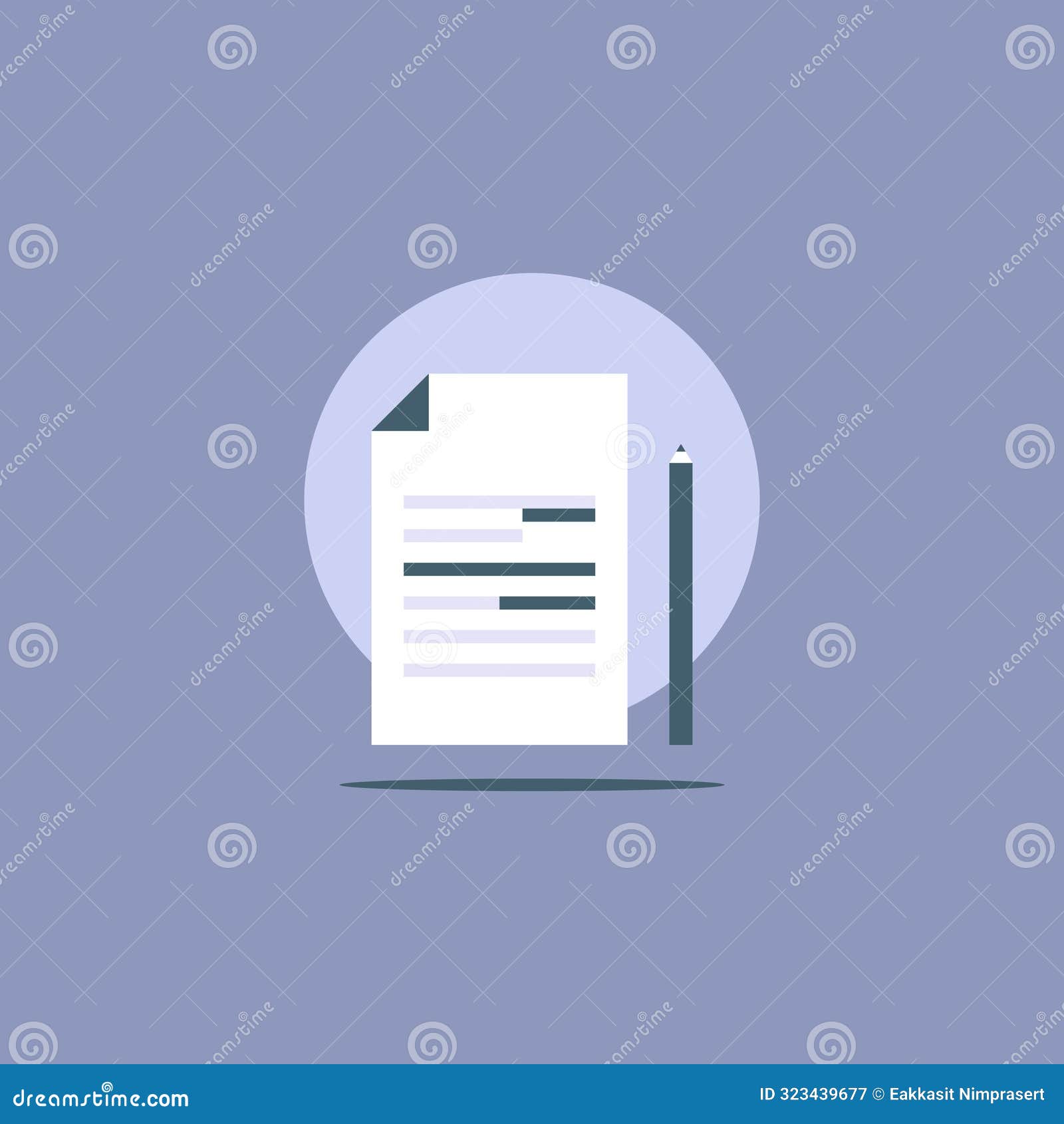 Summary Concept Icon,short Story Telling Stock Vector - Illustration of ...