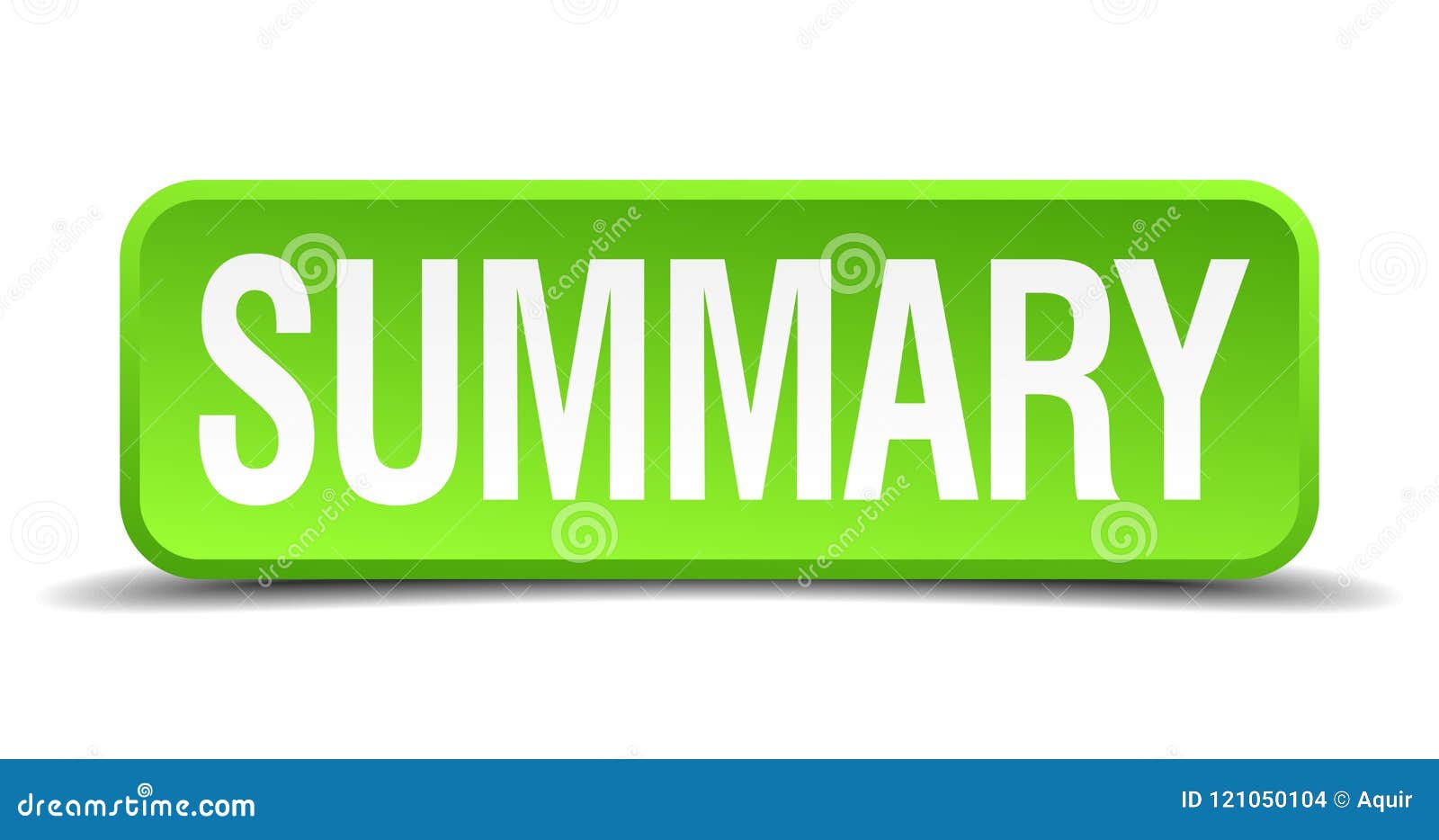 Summary button stock vector. Illustration of notice - 121050104