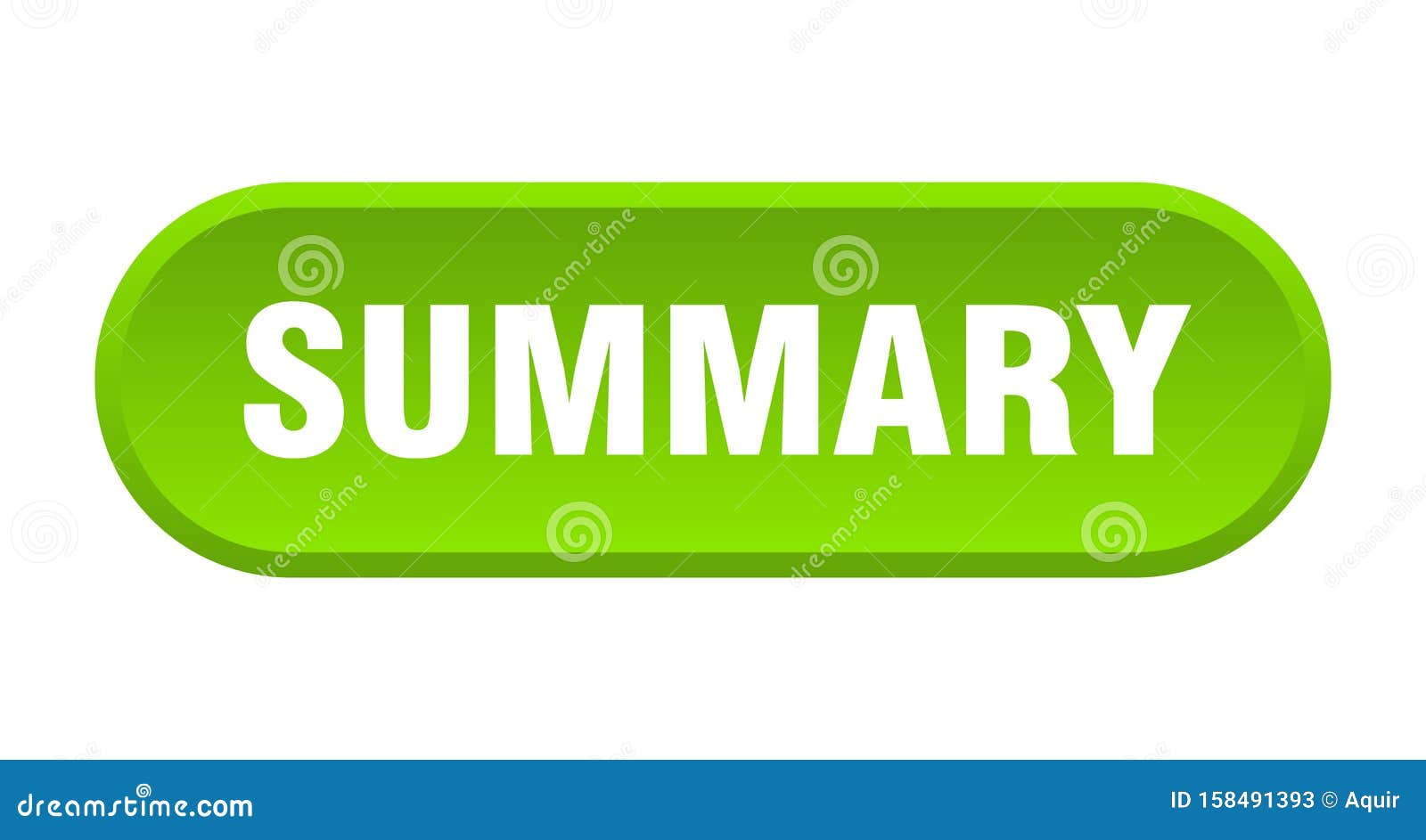 Summary button stock vector. Illustration of stamp, label - 158491393