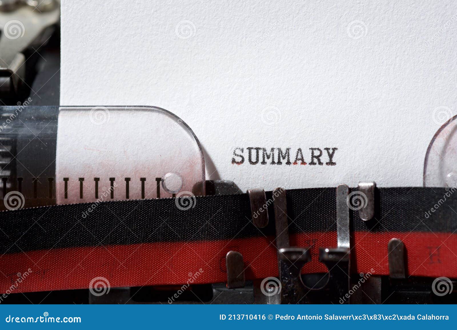 Summary concept view stock photo. Image of lettering - 213710416