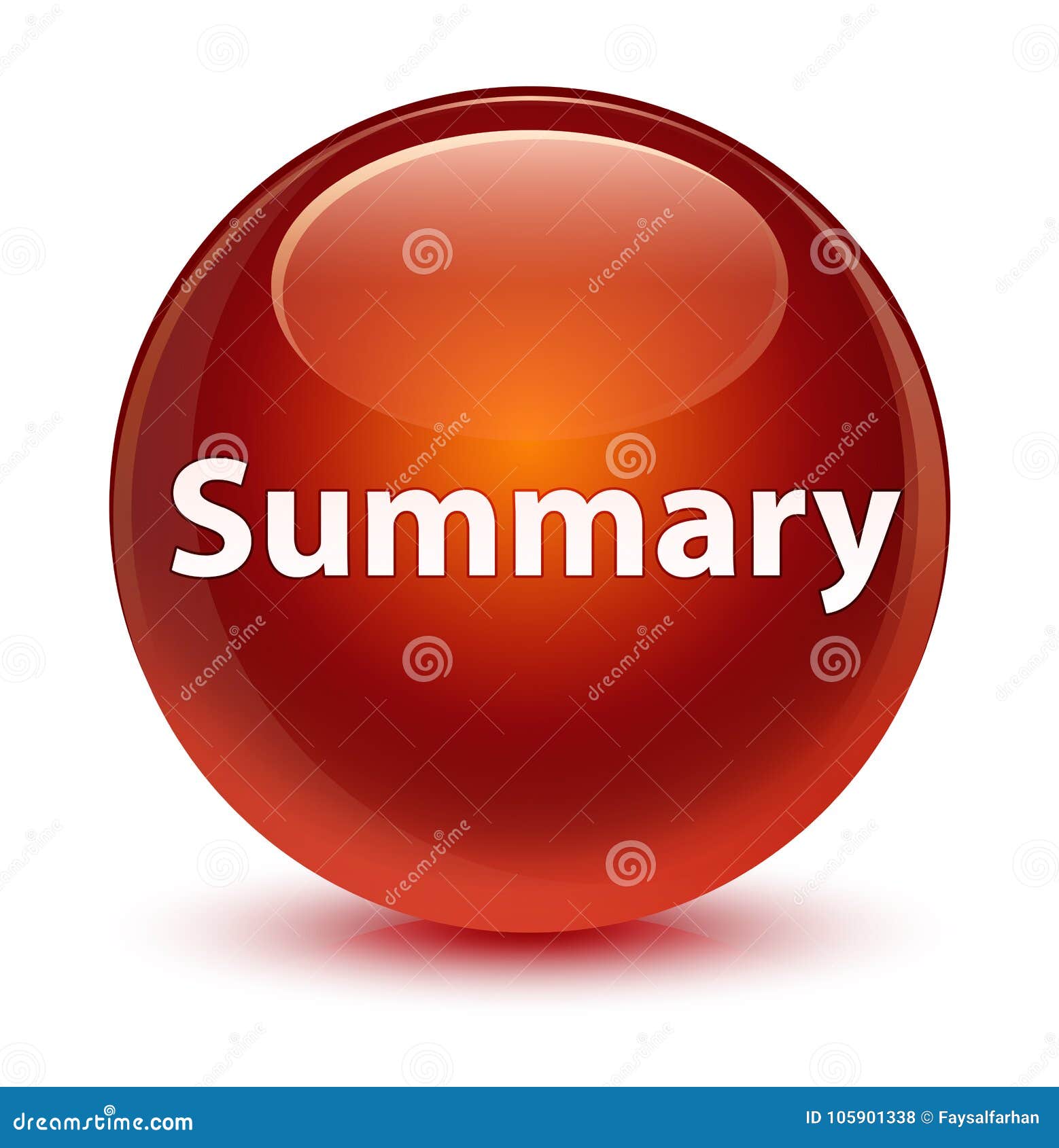 Summary Glassy Brown Round Button Stock Illustration - Illustration of ...