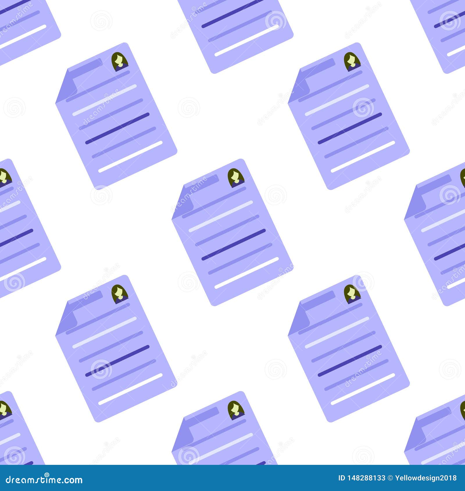 Summary Icon Seamless Pattern. Business Concept Wallpaper Stock ...