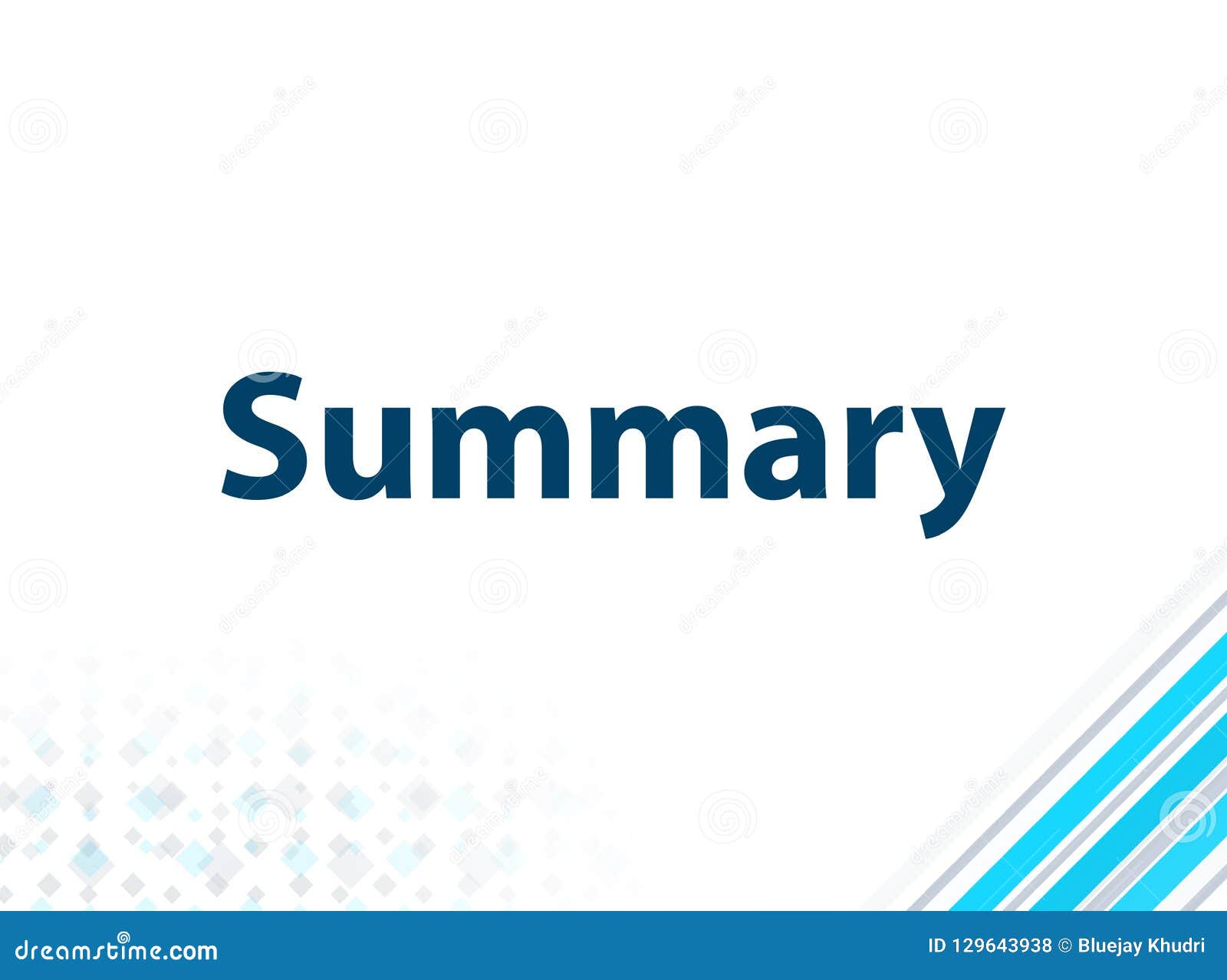 Summary Modern Flat Design Blue Abstract Background Stock Illustration ...