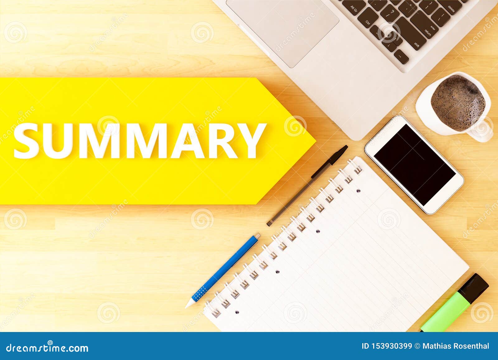Summary stock illustration. Illustration of extract - 153930399