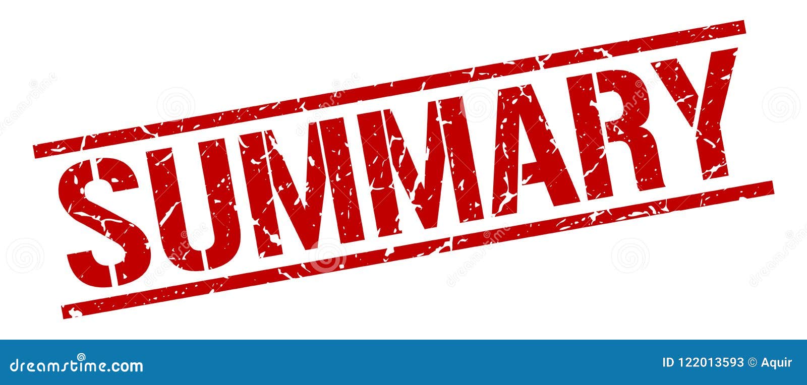 Summary stamp stock vector. Illustration of summary - 122013593