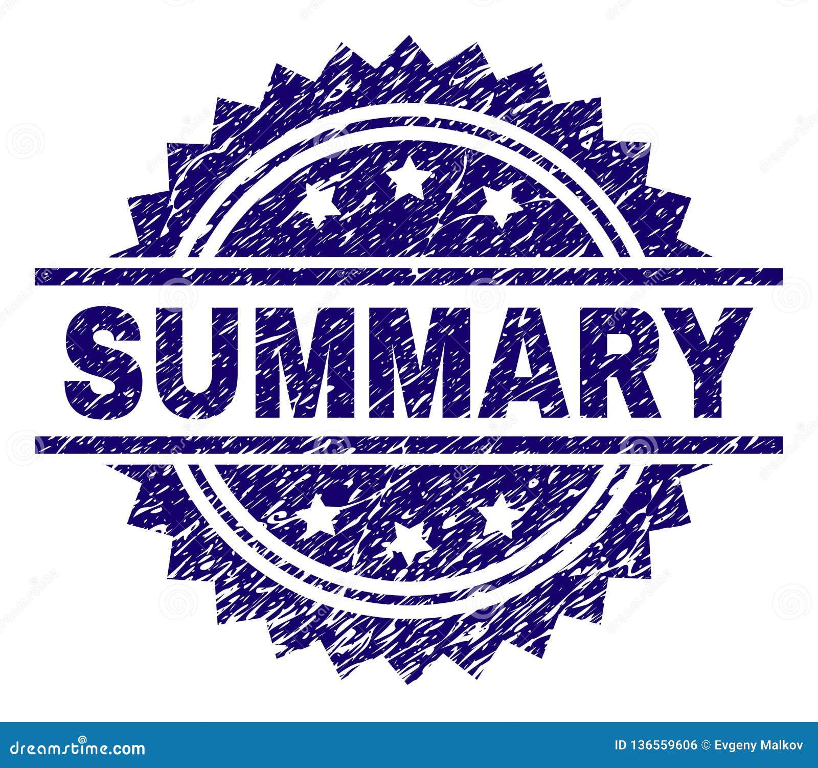 Scratched Textured SUMMARY Stamp Seal Stock Vector - Illustration of ...