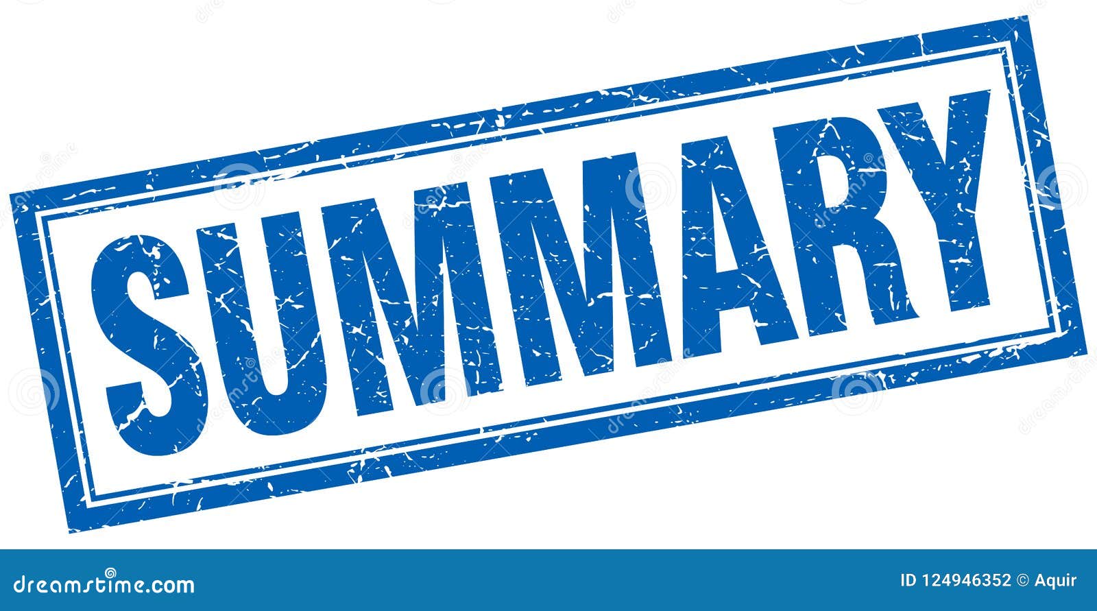 Summary stamp stock vector. Illustration of rubber, template - 124946352