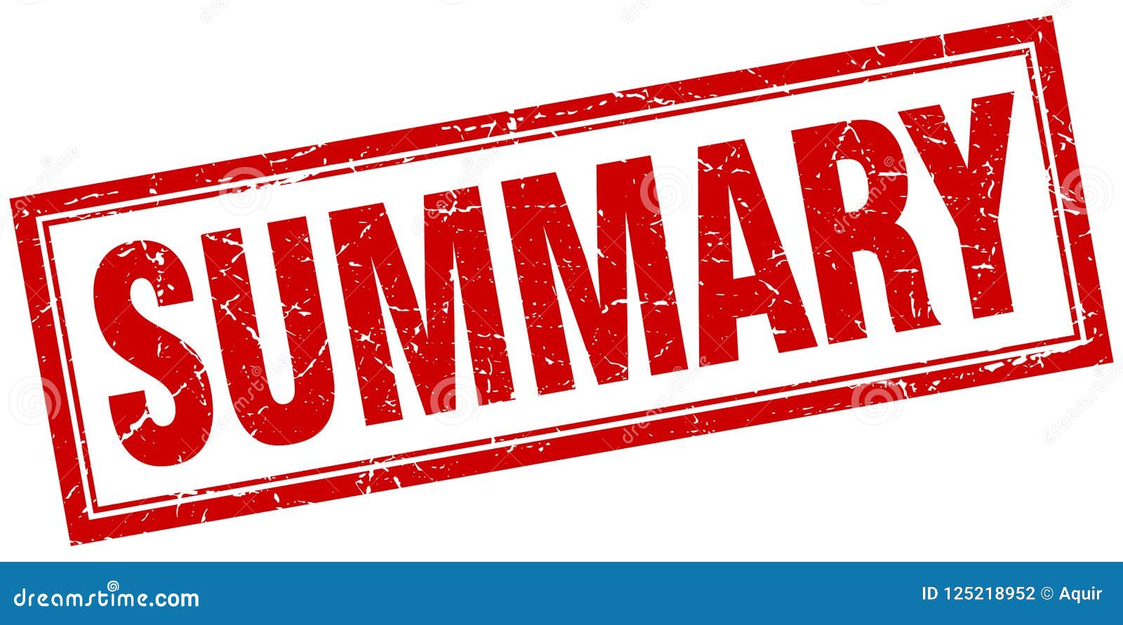 Summary stamp stock vector. Illustration of white, template - 125218952